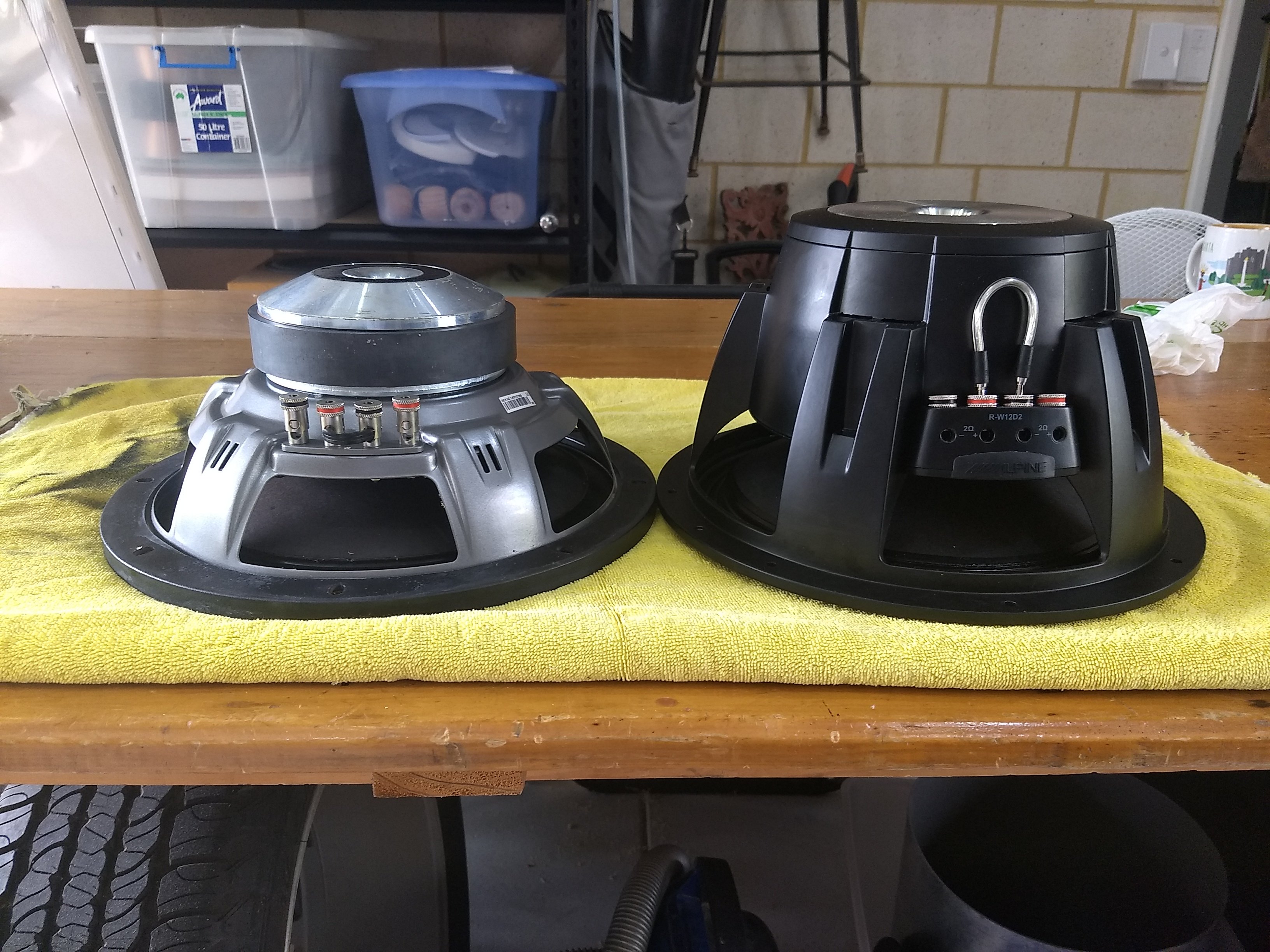 Alpine 12" tapped horn home theatre subwoofer build - DIY Audio ...