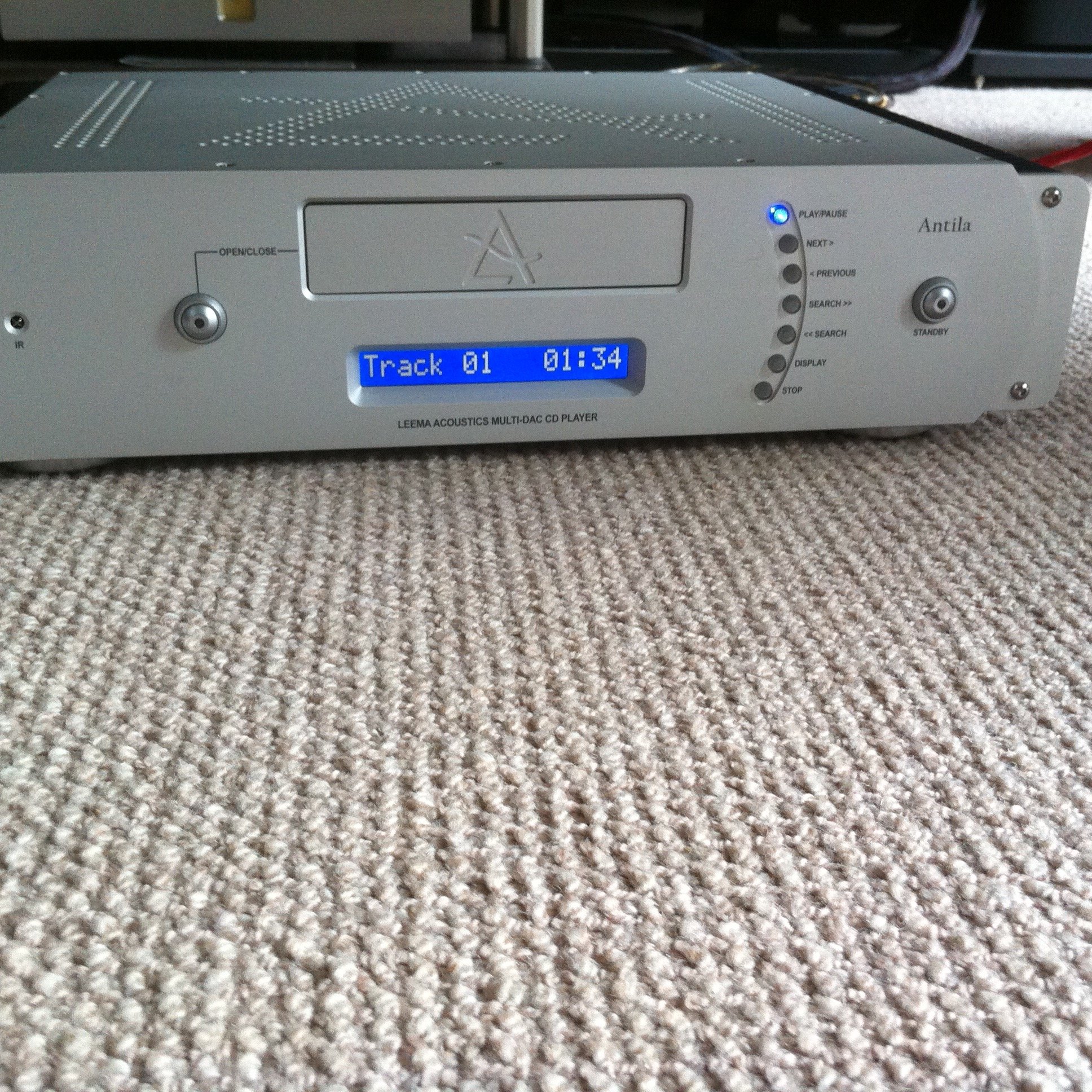 FS: LEEMA ACOUSTICS ANTILA CD PLAYER Final Price Reduction - Stereo ...