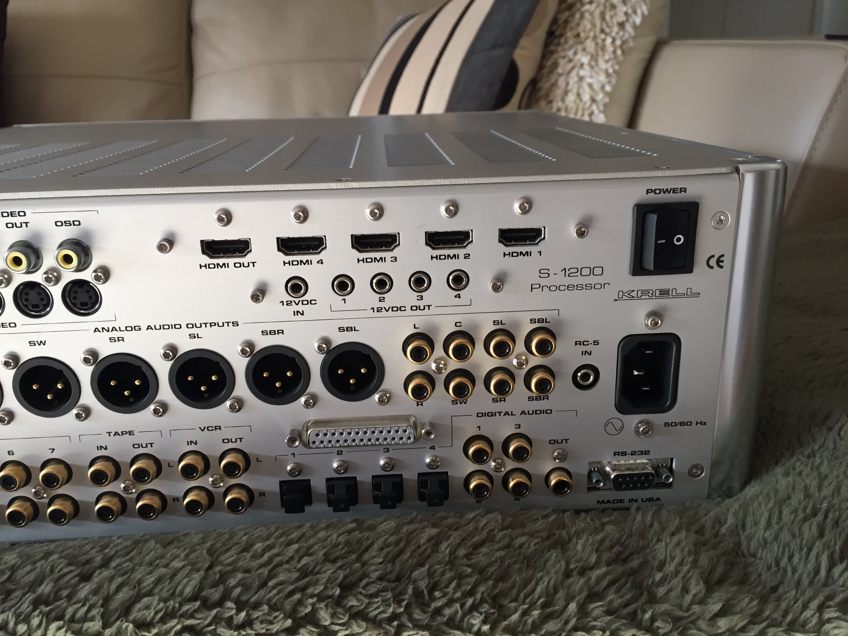 FS: KRELL S-1200 - Hi-Fi and Cinema Cables & Accessories - StereoNET