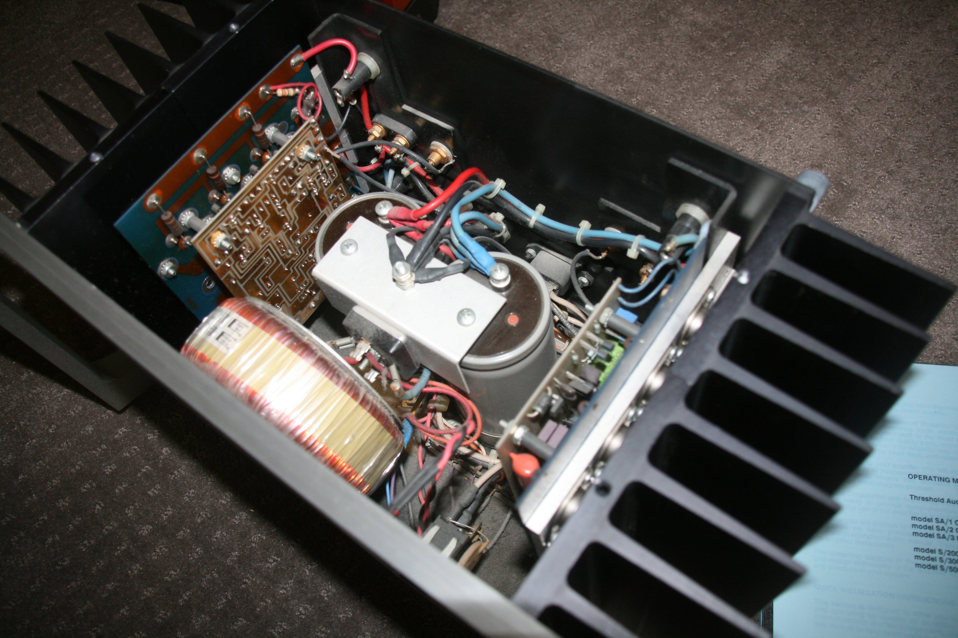 SOLD: FS: Threshold S200 Power amplifier - Stereo, Home Cinema ...