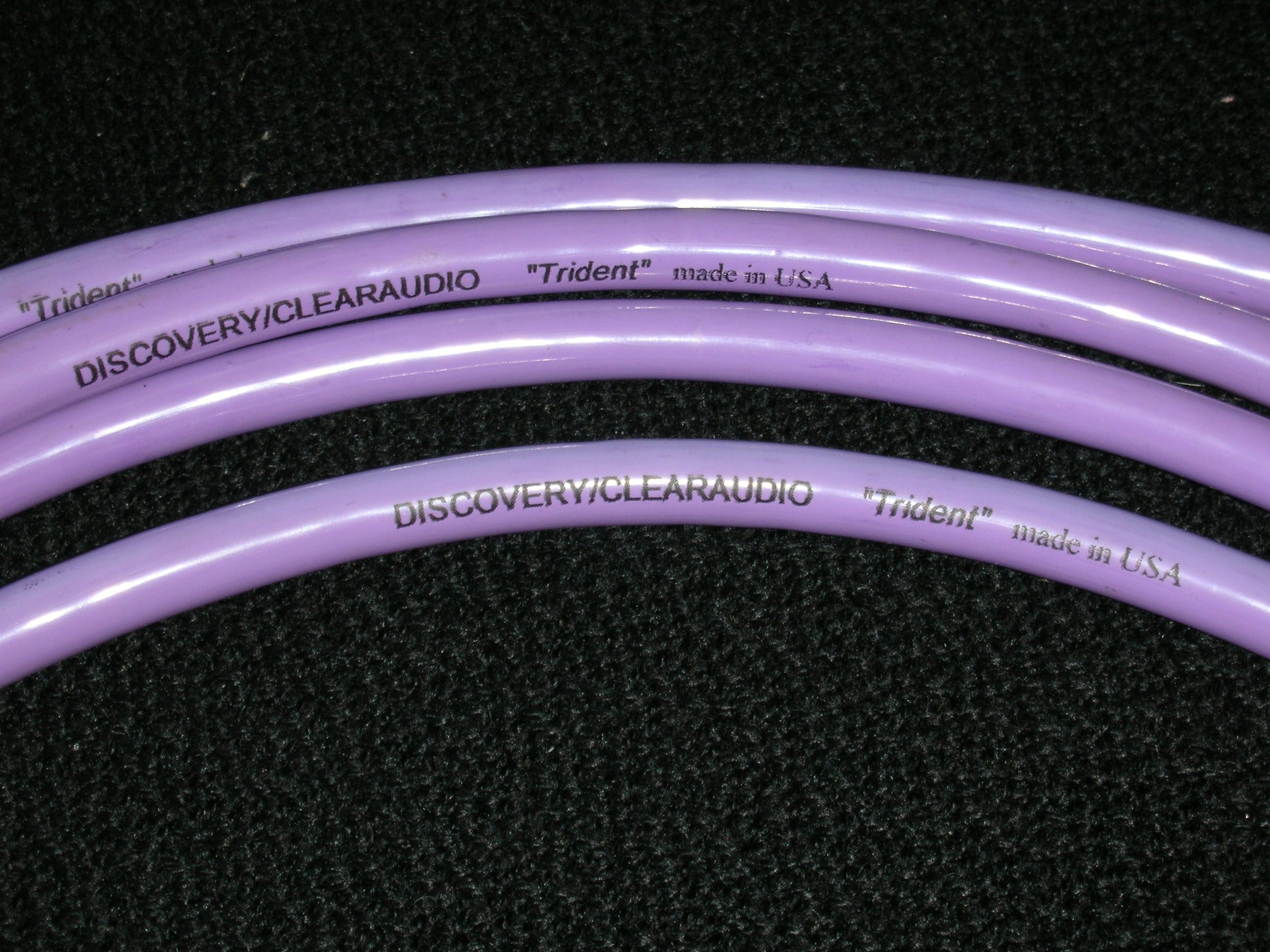 Discovery/Clearaudio "Trident" interconnect cable - Stereo, Home Cinema, Headphones Components ...