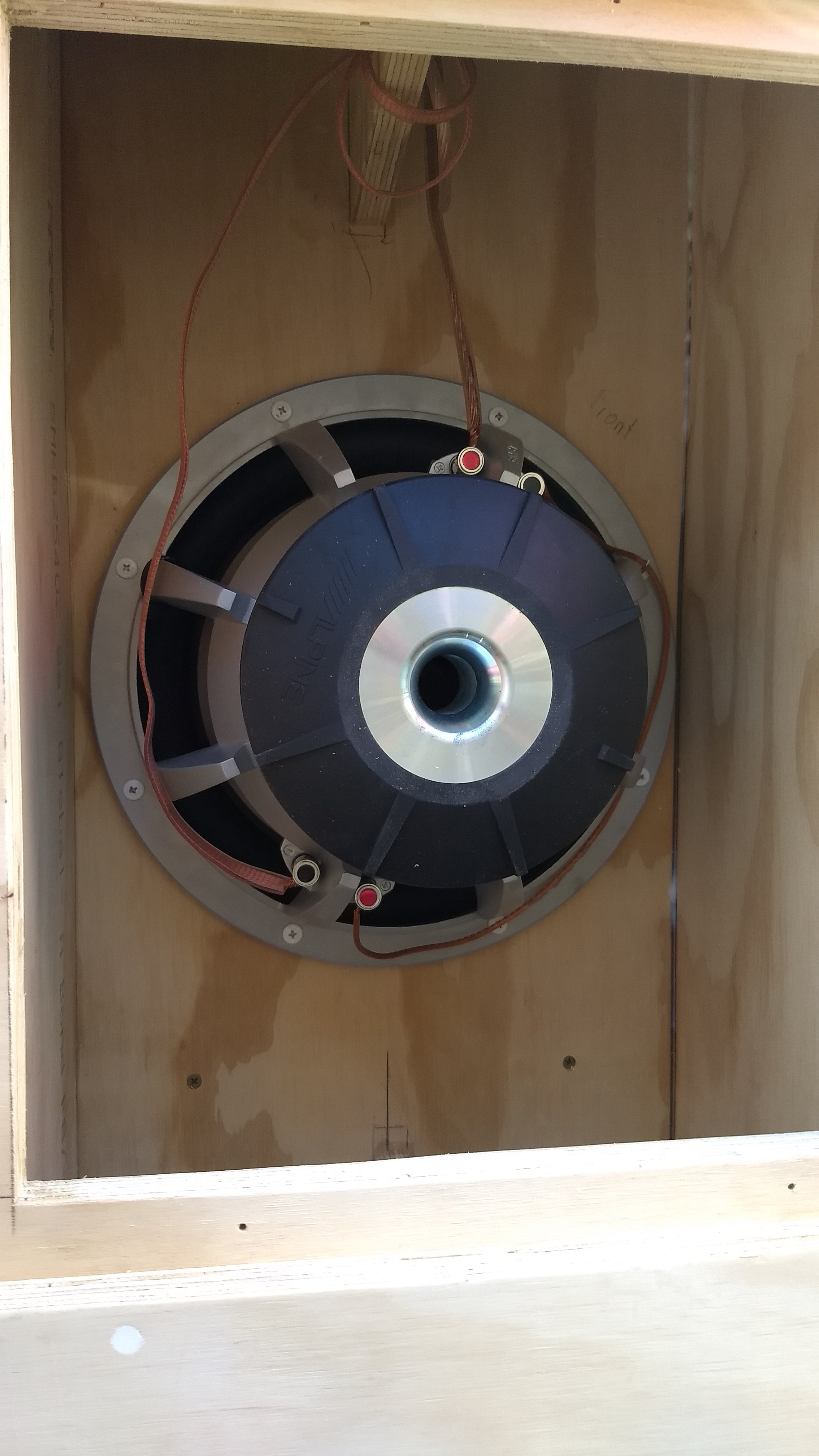 Alpine 12" tapped horn home theatre subwoofer build - DIY Audio ...