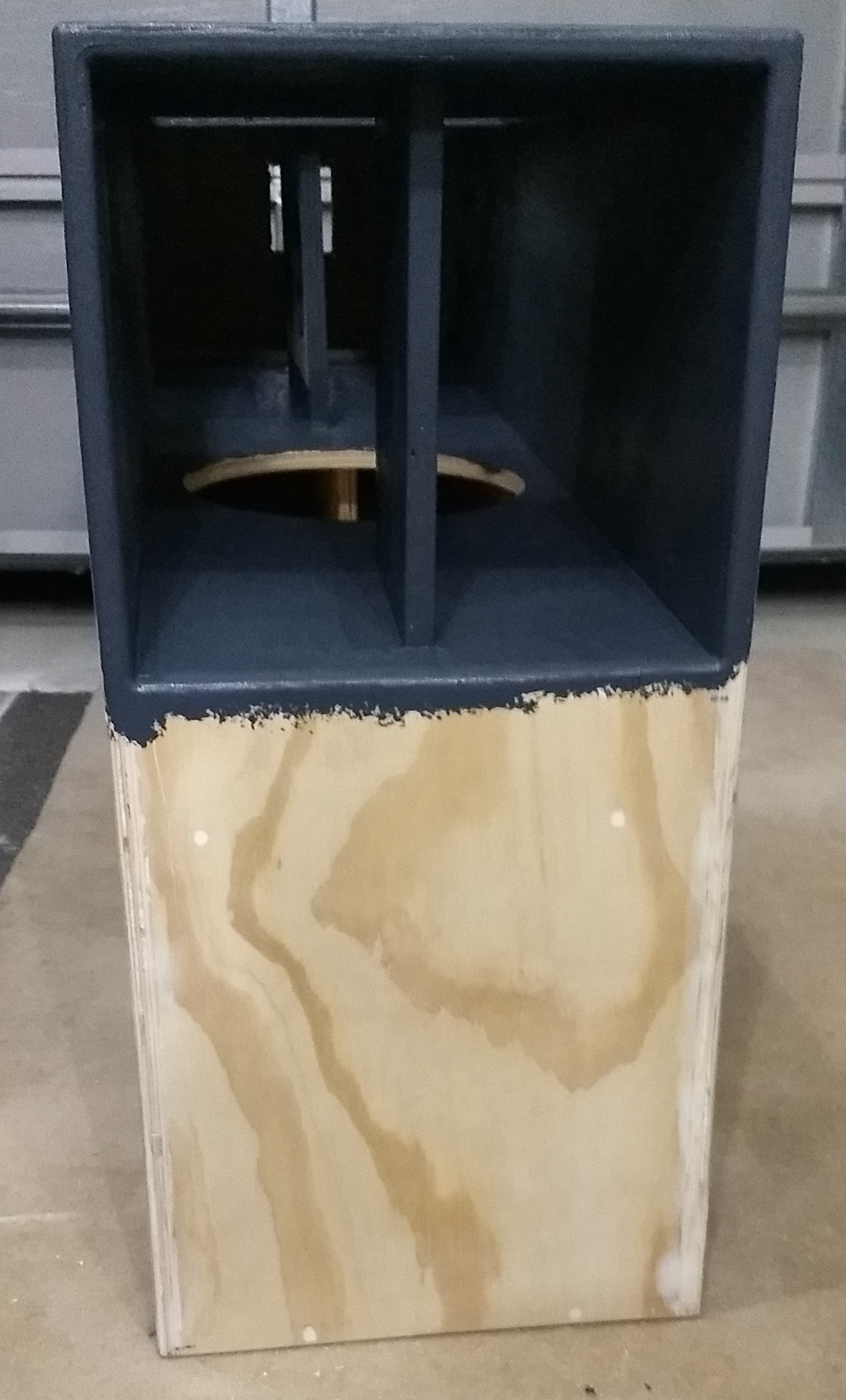 Alpine 12" tapped horn home theatre subwoofer build - DIY Audio ...