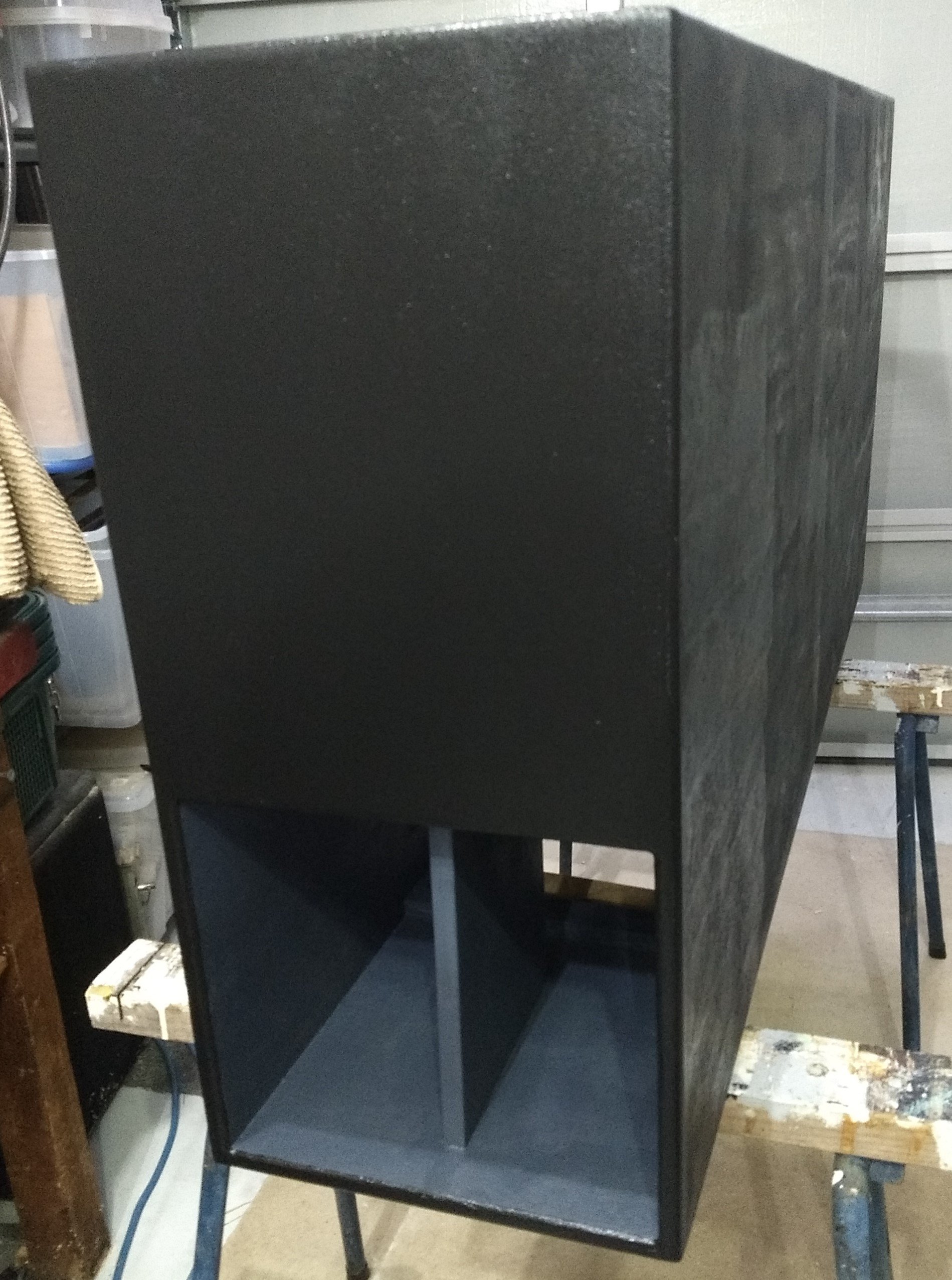 Alpine 12" tapped horn home theatre subwoofer build - DIY Audio ...