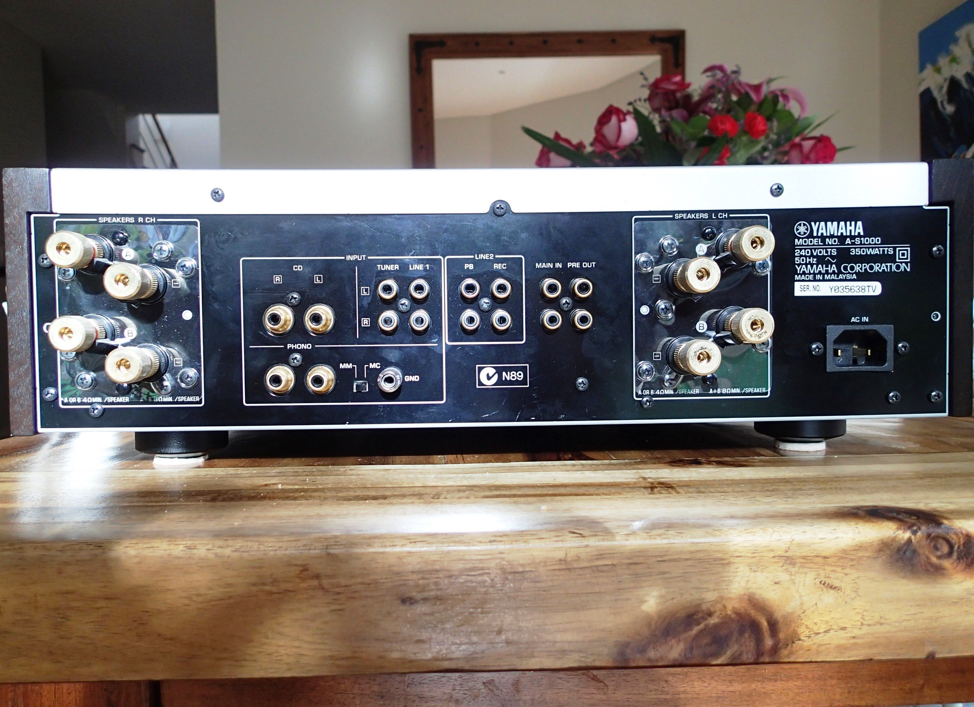 SOLD: FS: Yamaha A-S1000 Stereo Amplifier (Silver) - Stereo, Home ...