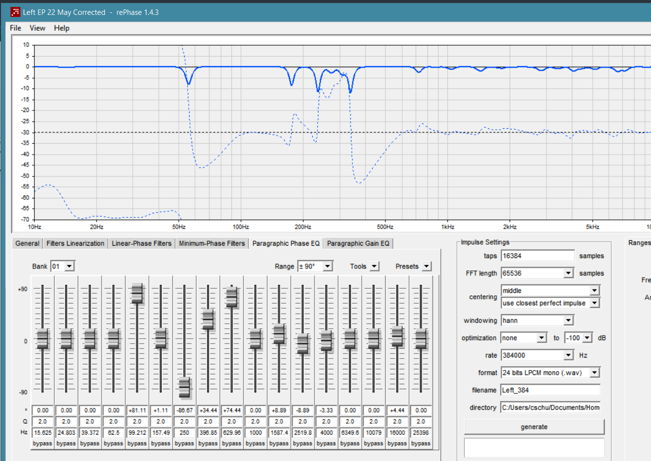 Q: should I use REW & rePhase to do room correction? - Room Acoustics ...