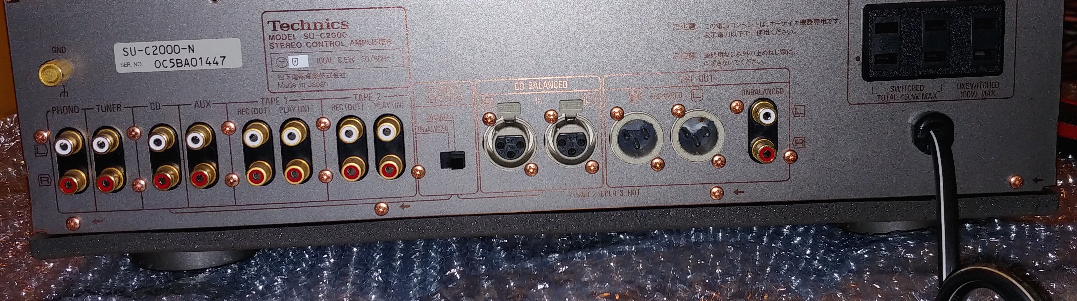 TECHNICS Pre (SU-C2000) & Power (SE-A5000) Amplifiers - Stereo, Home Cinema, Headphones ...