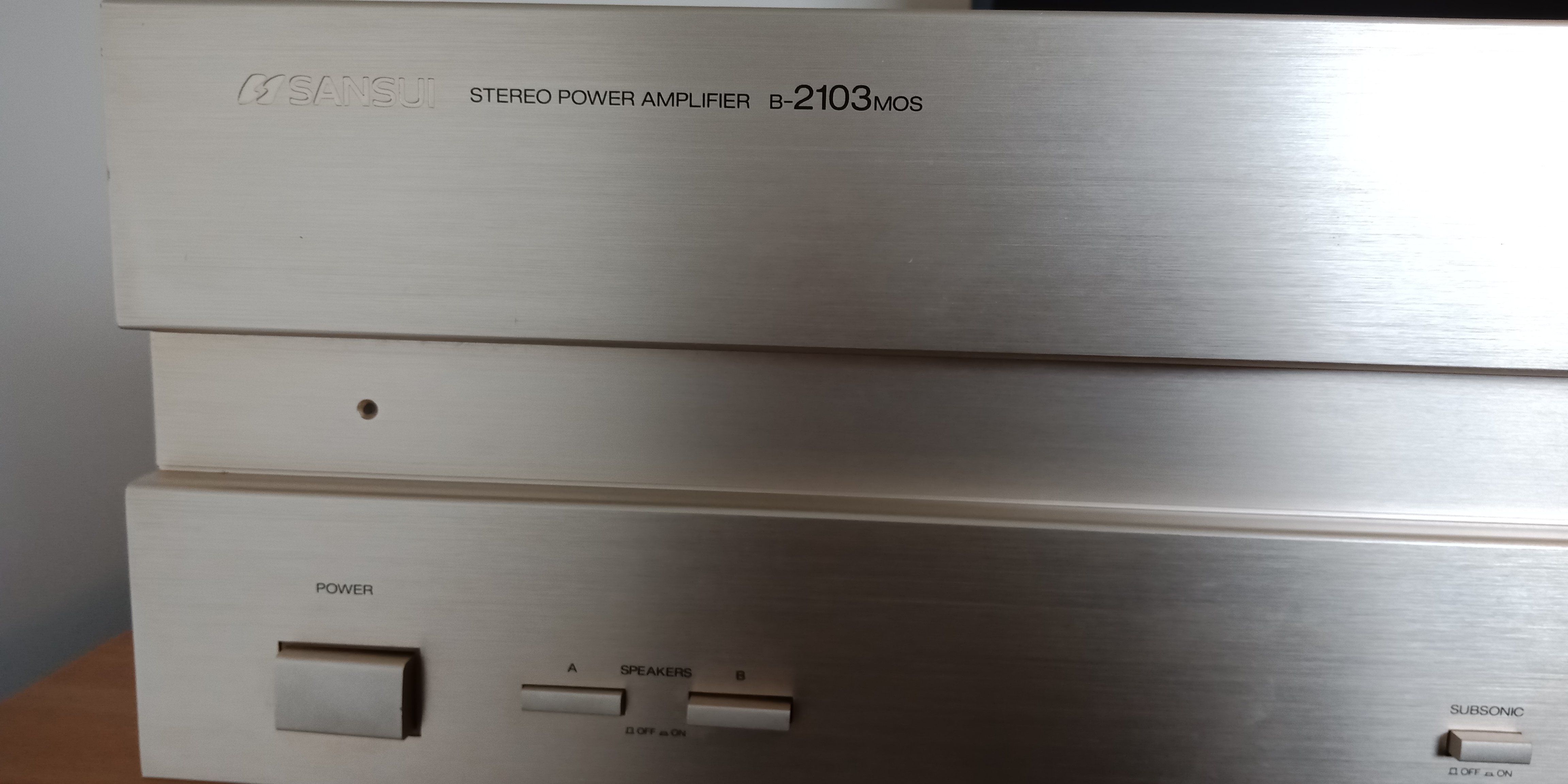 FS: Sansui B-2103 MOS Vintage power amplifier - Stereo, Home Cinema ...