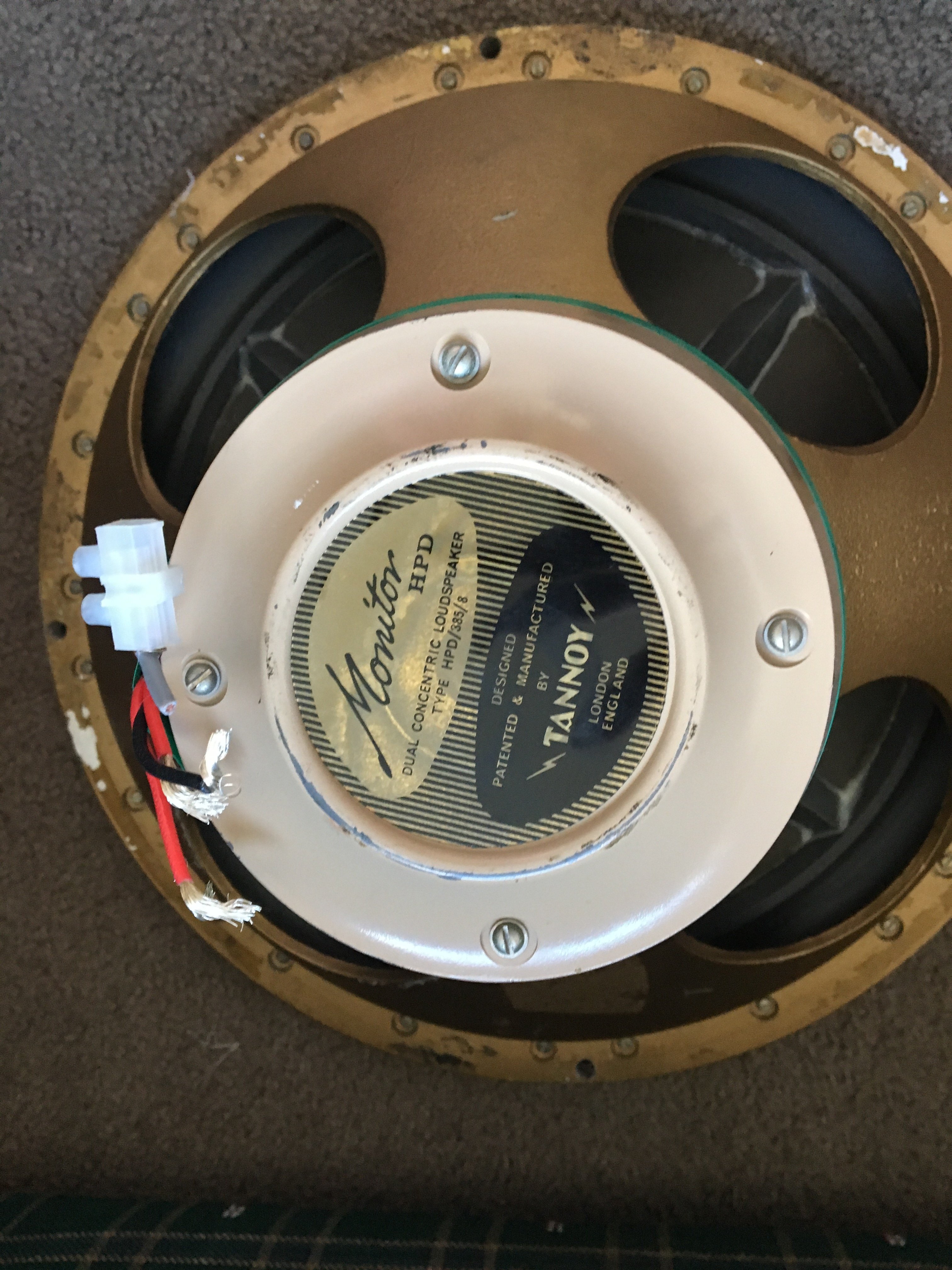 SOLD: FS: A pair of Tannoy HPD/385/8 Drivers - Stereo, Home Cinema, Headphones Components ...