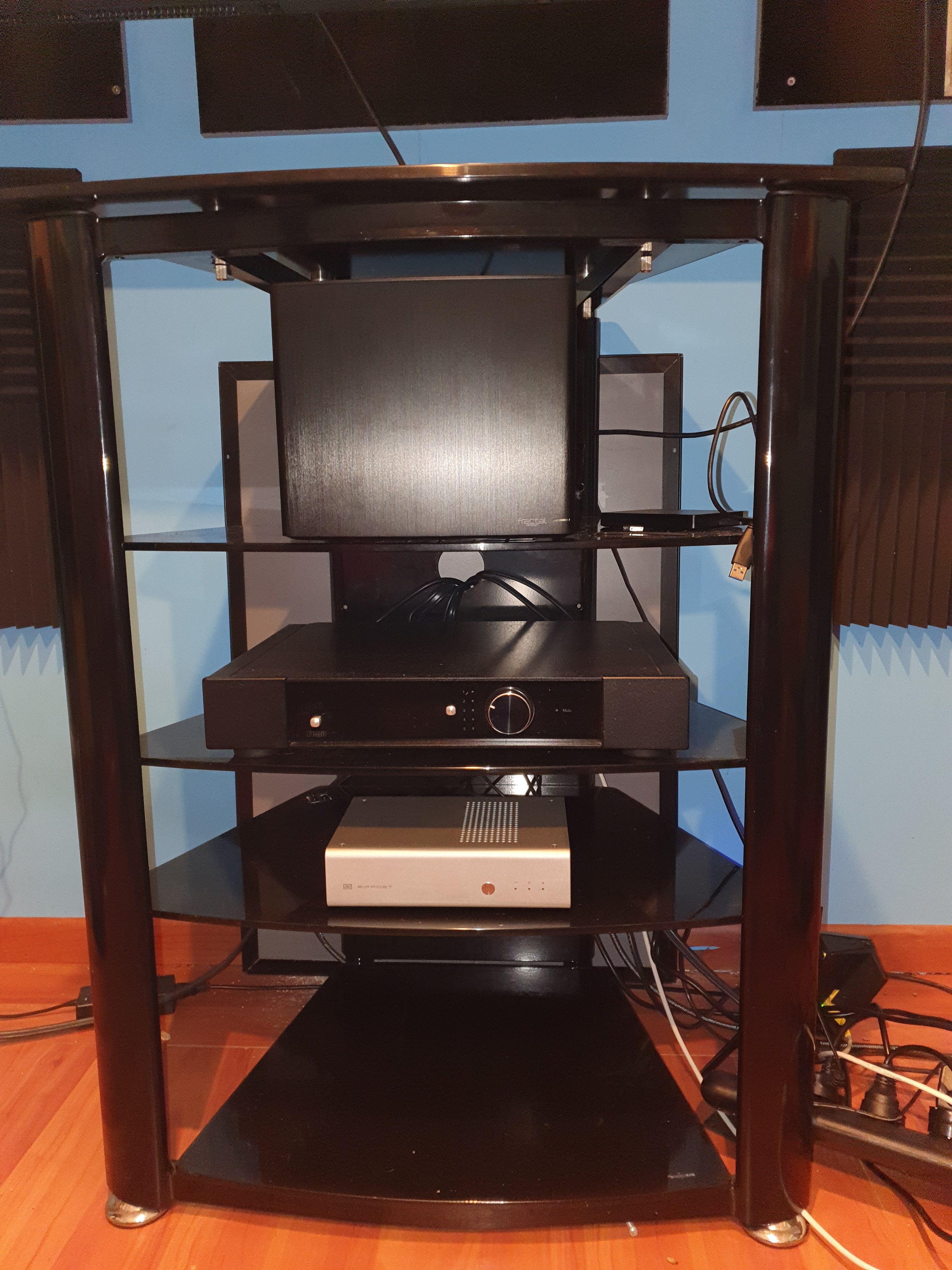 SOLD: 4 Tier Hifi Rack - Stereo, Home Cinema, Headphones Components ...