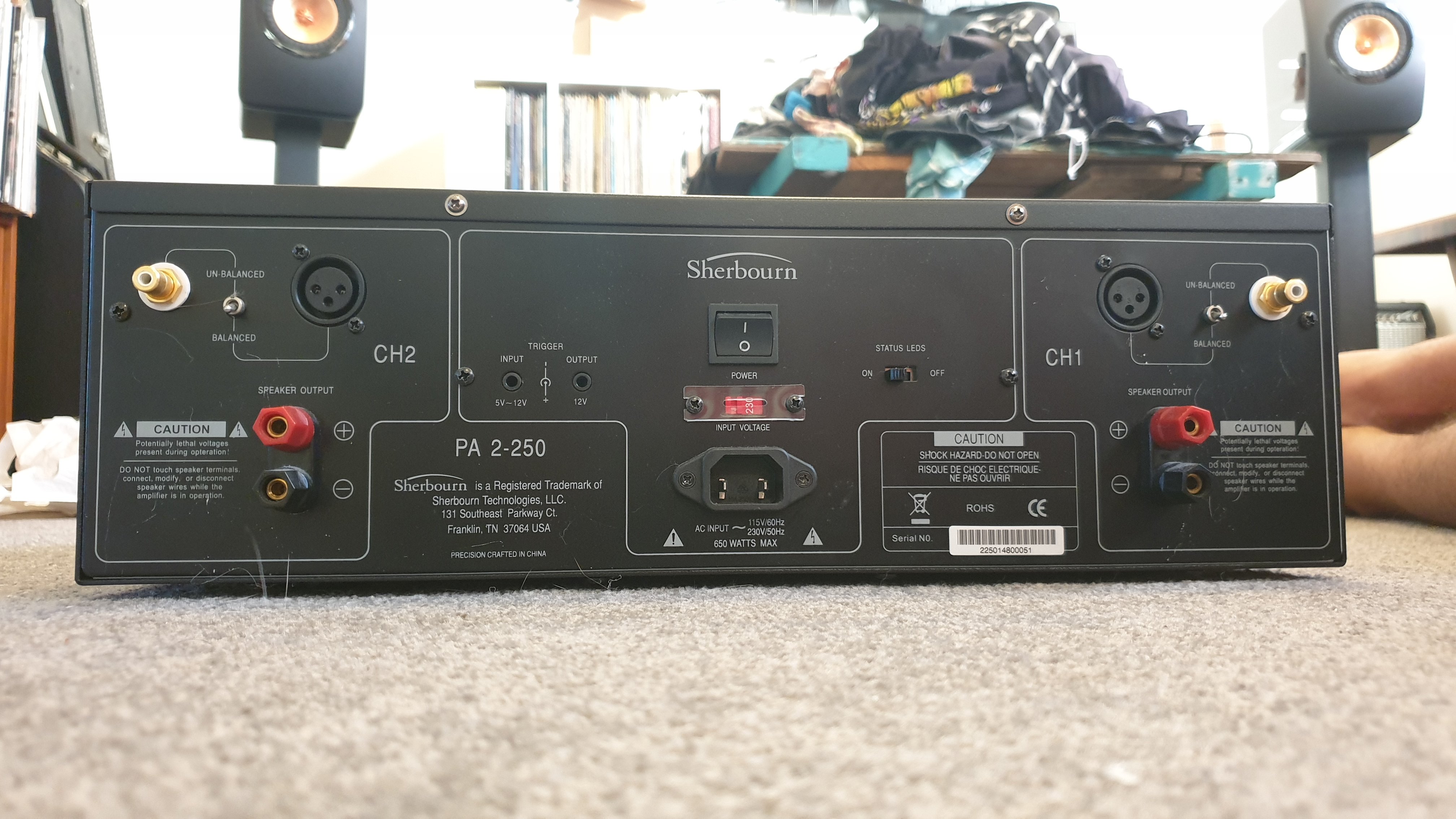 SOLD: FS: Sherbourn PA 2-250 power amplifier - Stereo, Home Cinema ...