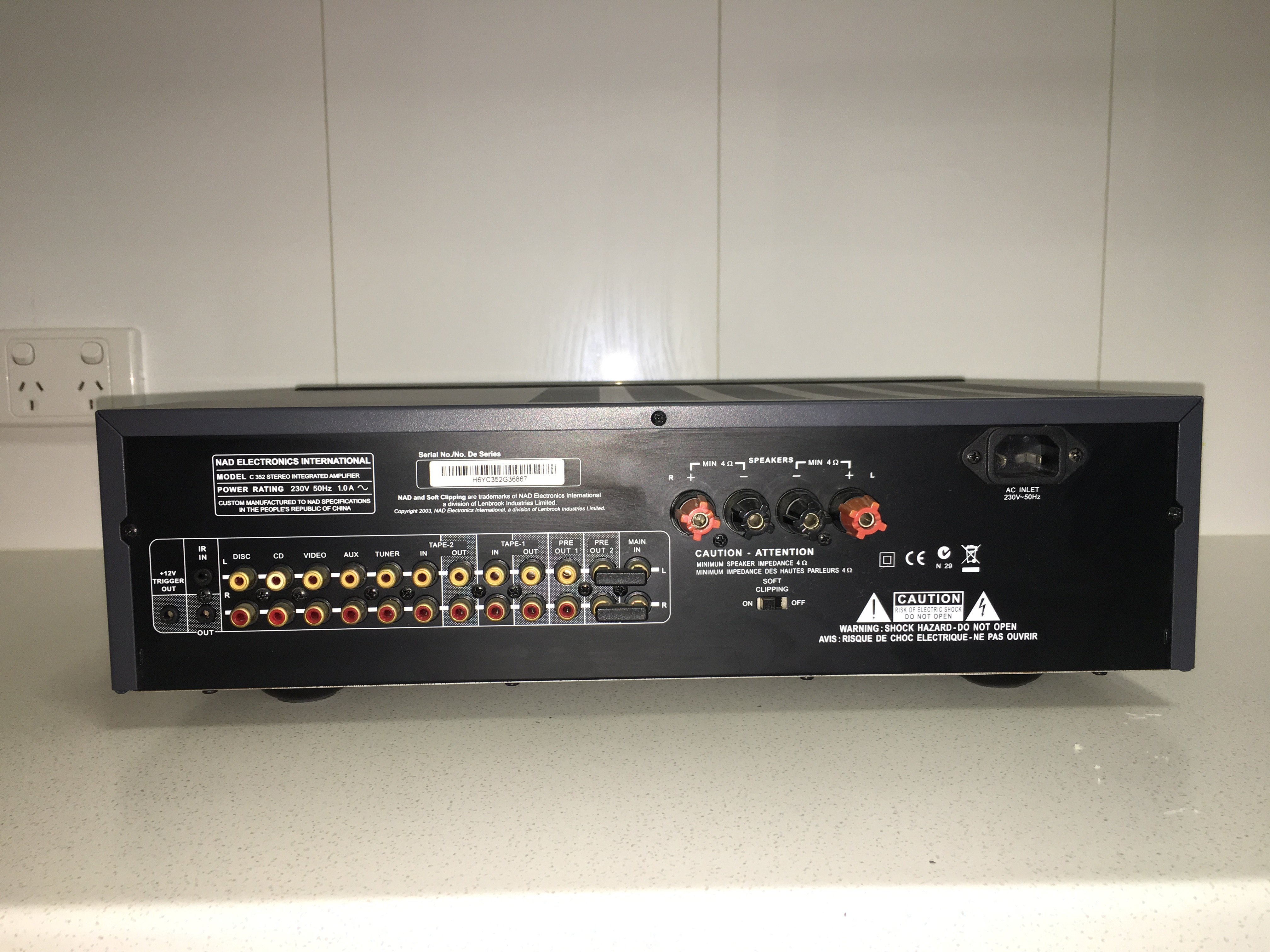 SOLD: FS: NAD C352 Integrated Amp - Stereo, Home Cinema, Headphones ...
