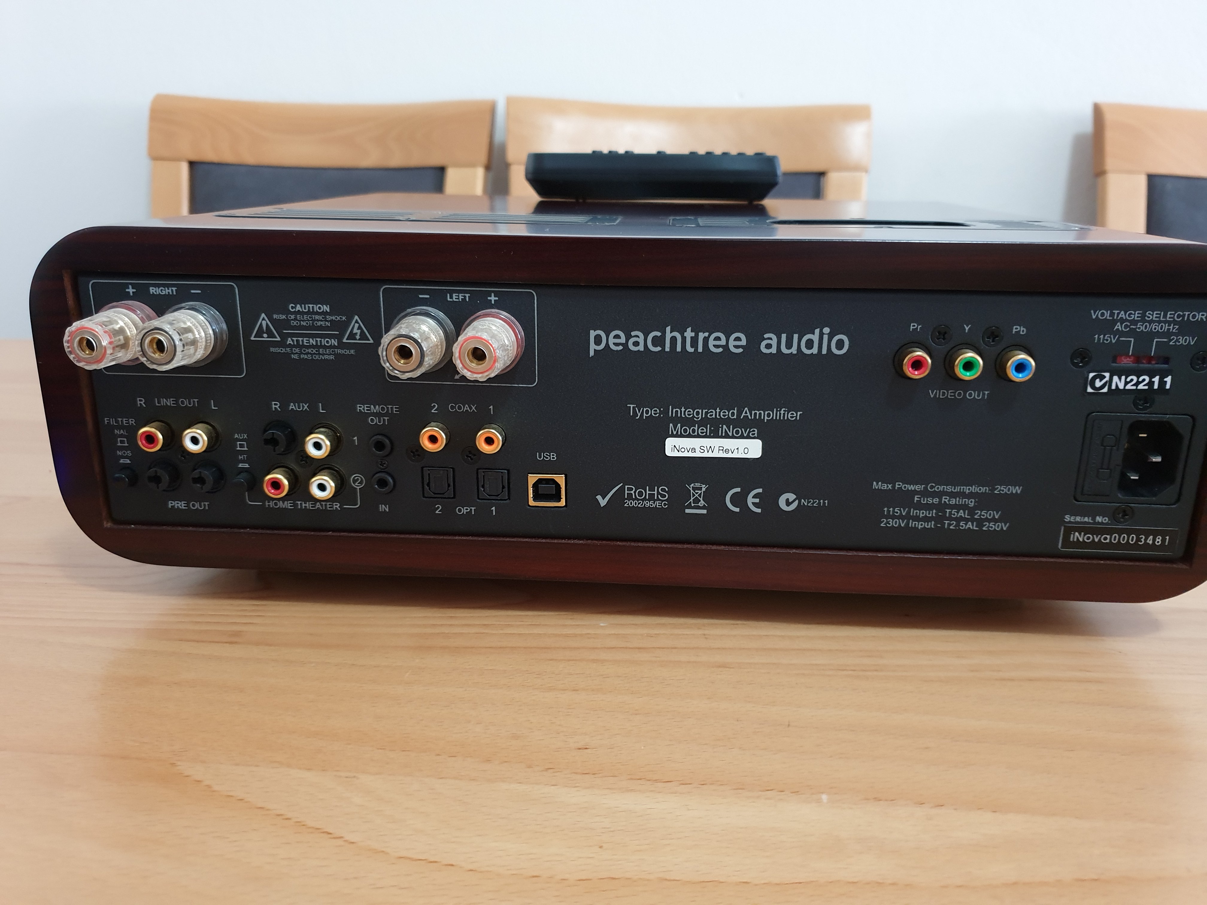 SOLD: FS: Peachtree Audio iNova Integrated Amplifier - Stereo, Home ...
