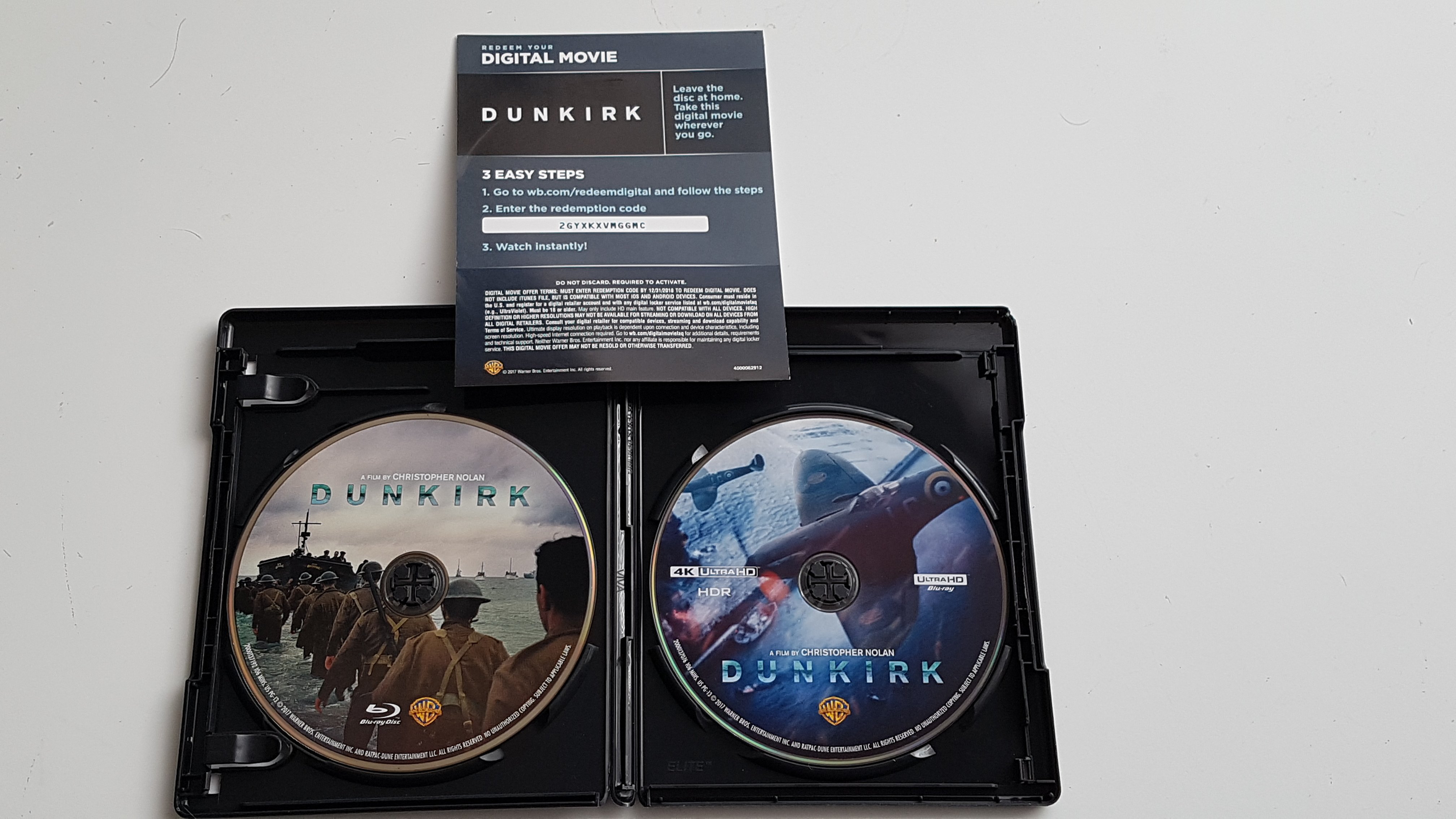 FS: 4K UHD / Blu-Ray - Dunkirk (US release) |﻿ Vinyl, CD, and Blu-ray