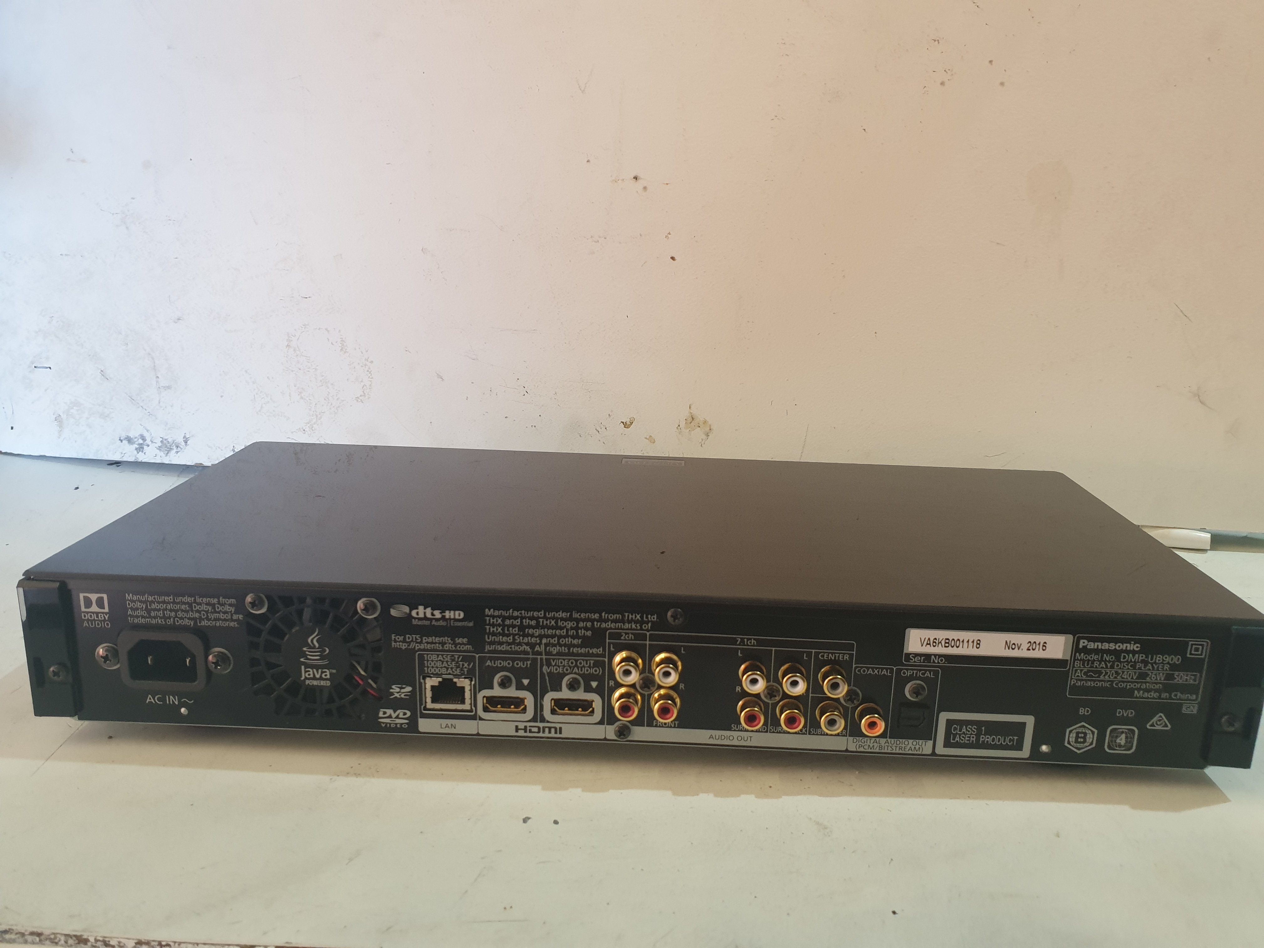 SOLD: FS: Panasonic UB900 Ultra HD Bluray Player - Hi-Fi and Cinema ...
