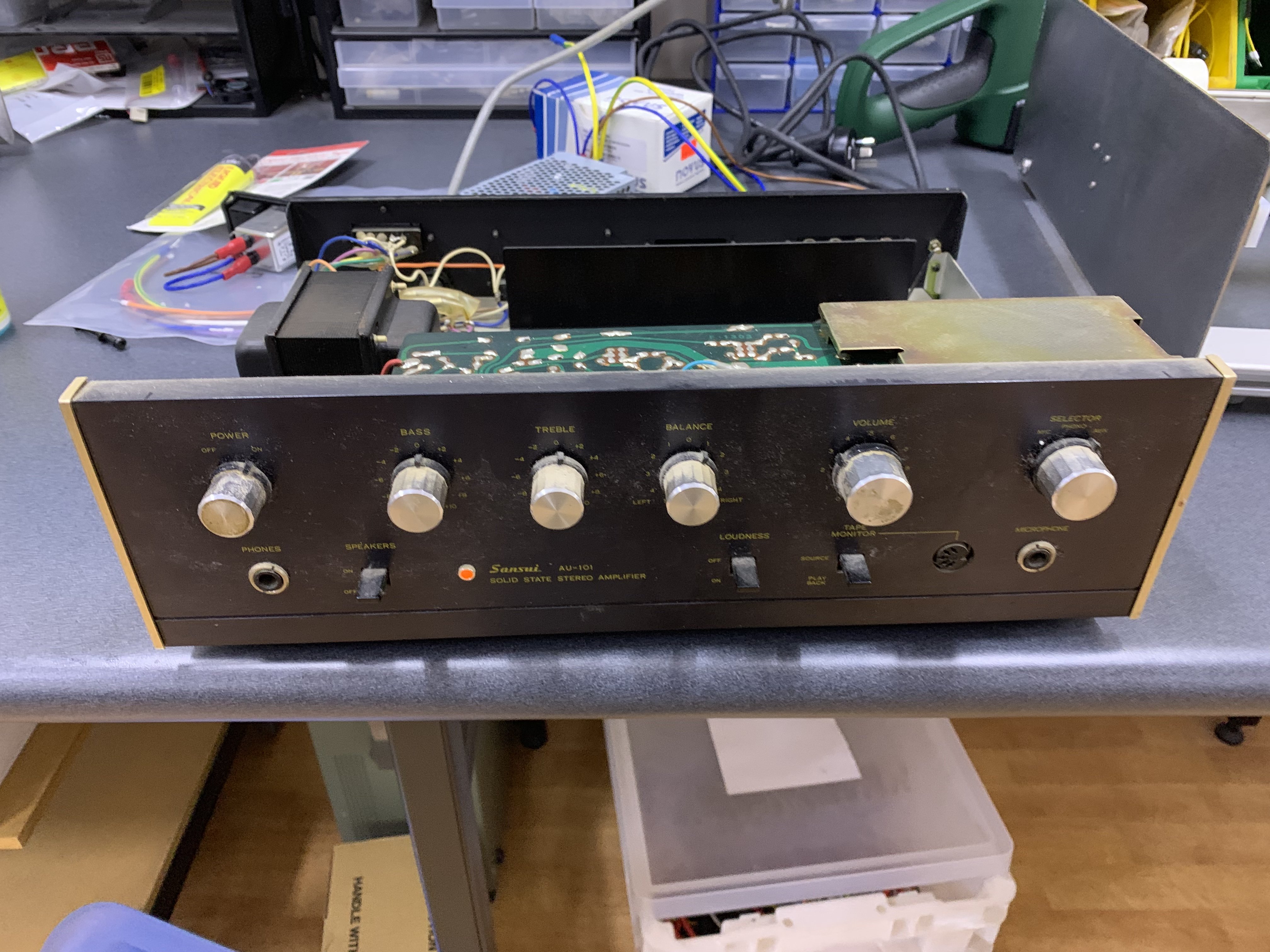 Sansui AU-101 Recap - Stereo Amplifiers & Pre-Amps - StereoNET