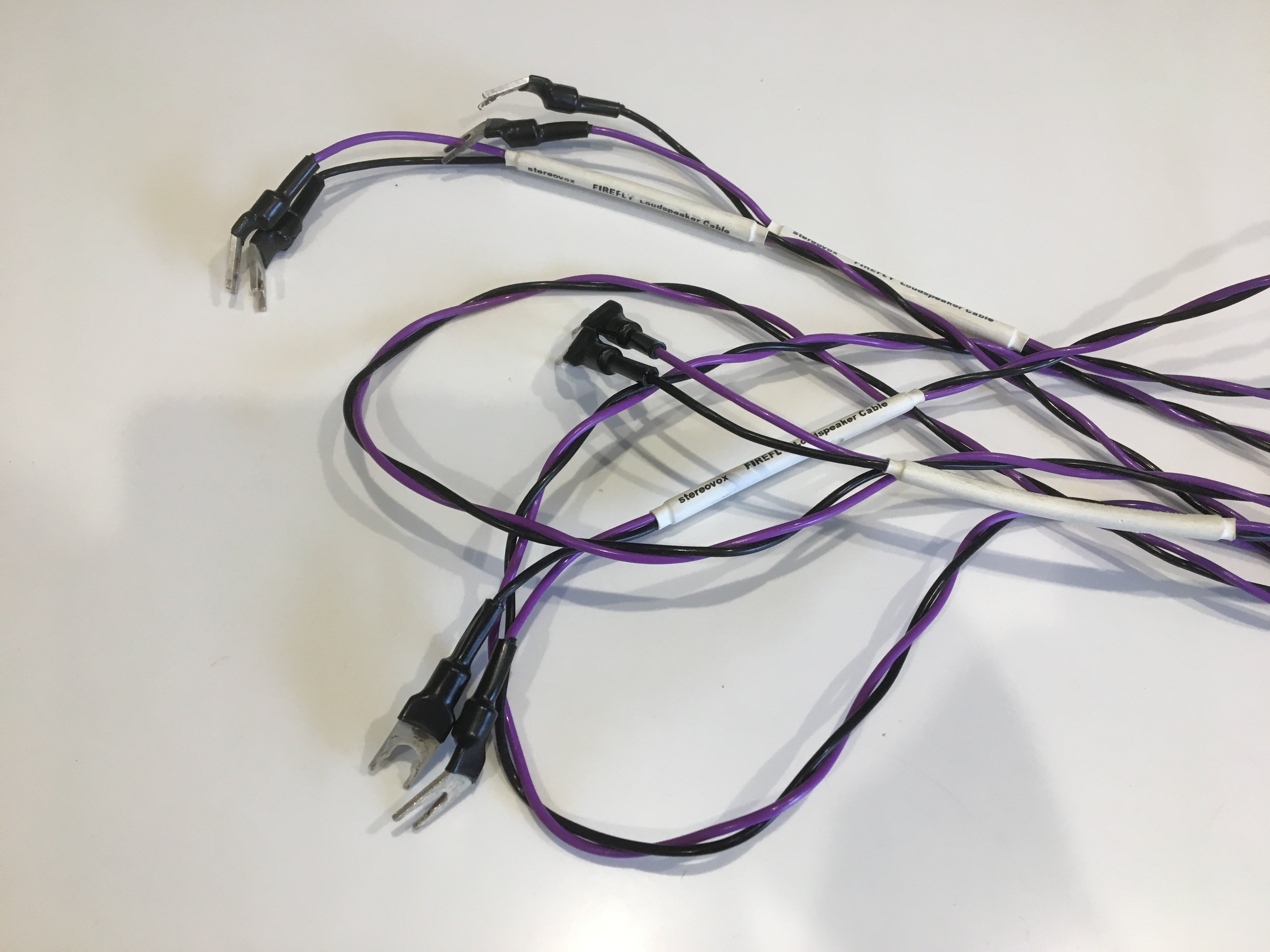 SOLD: FS: STereovox Firefly Speaker cables - Stereo, Home Cinema ...