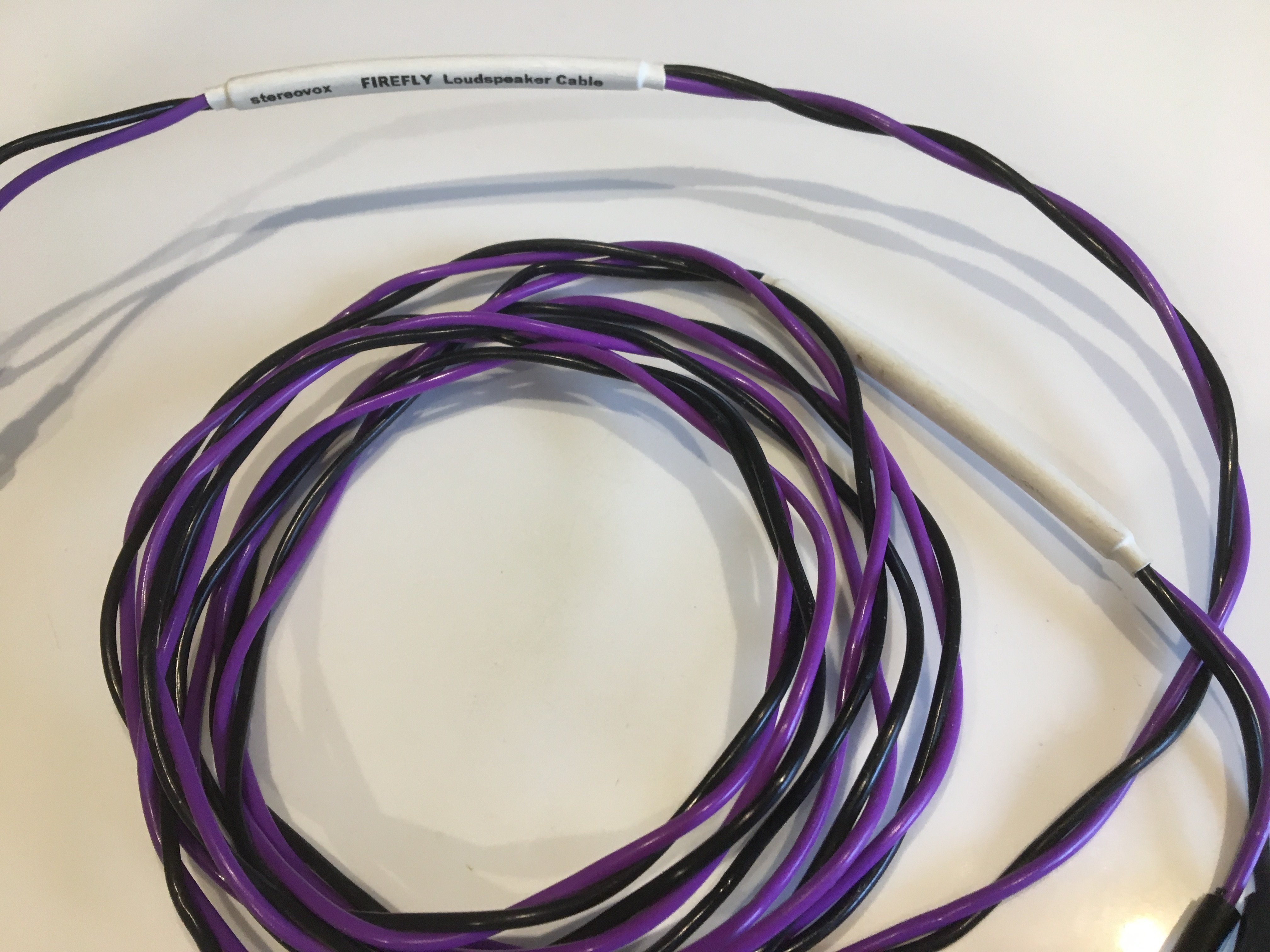 SOLD: FS: STereovox Firefly Speaker cables - Stereo, Home Cinema ...