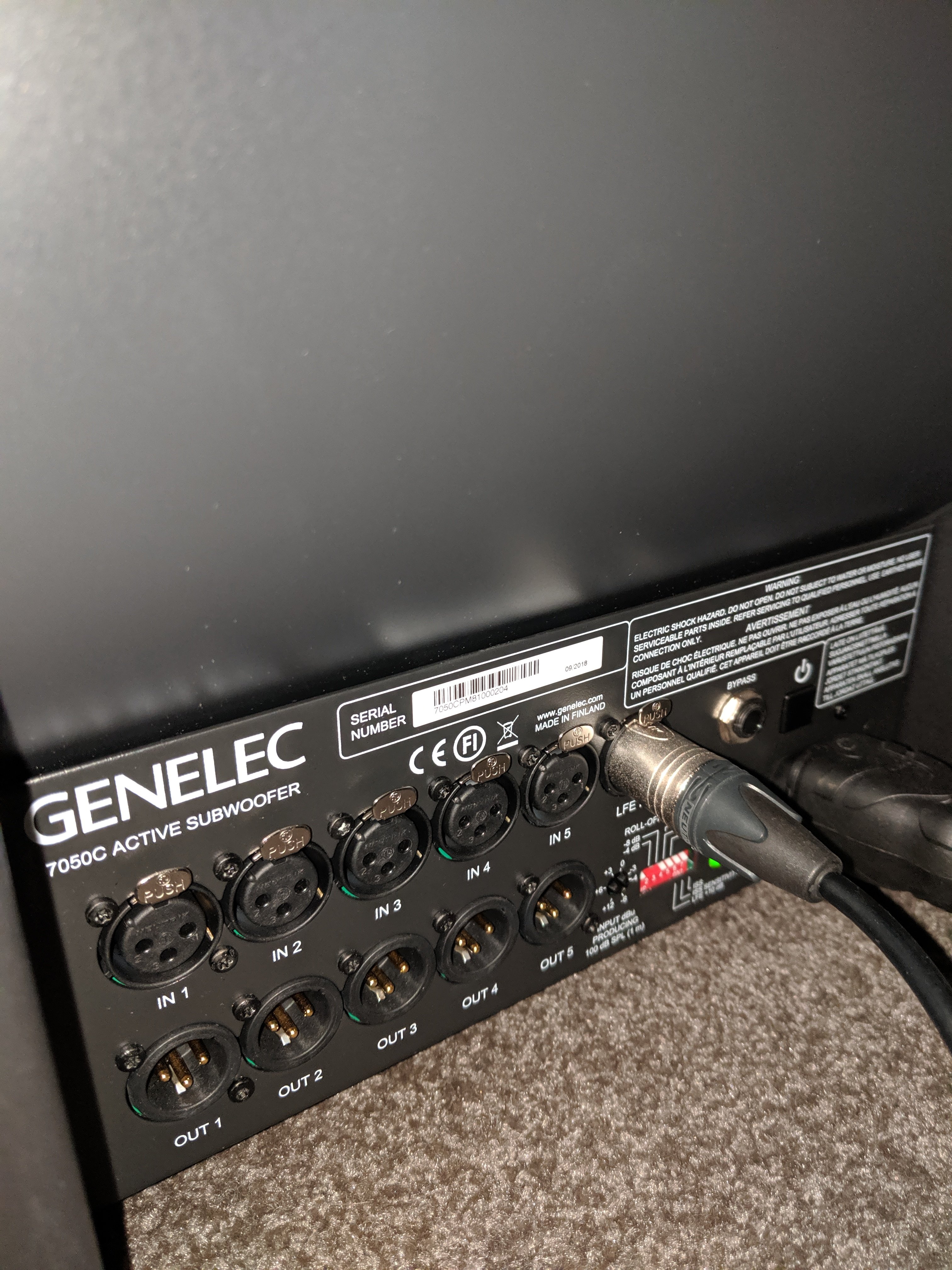 FS: Genelec Classic Series 7050C 8" Active Subwoofer |﻿ Stereo, Home ...