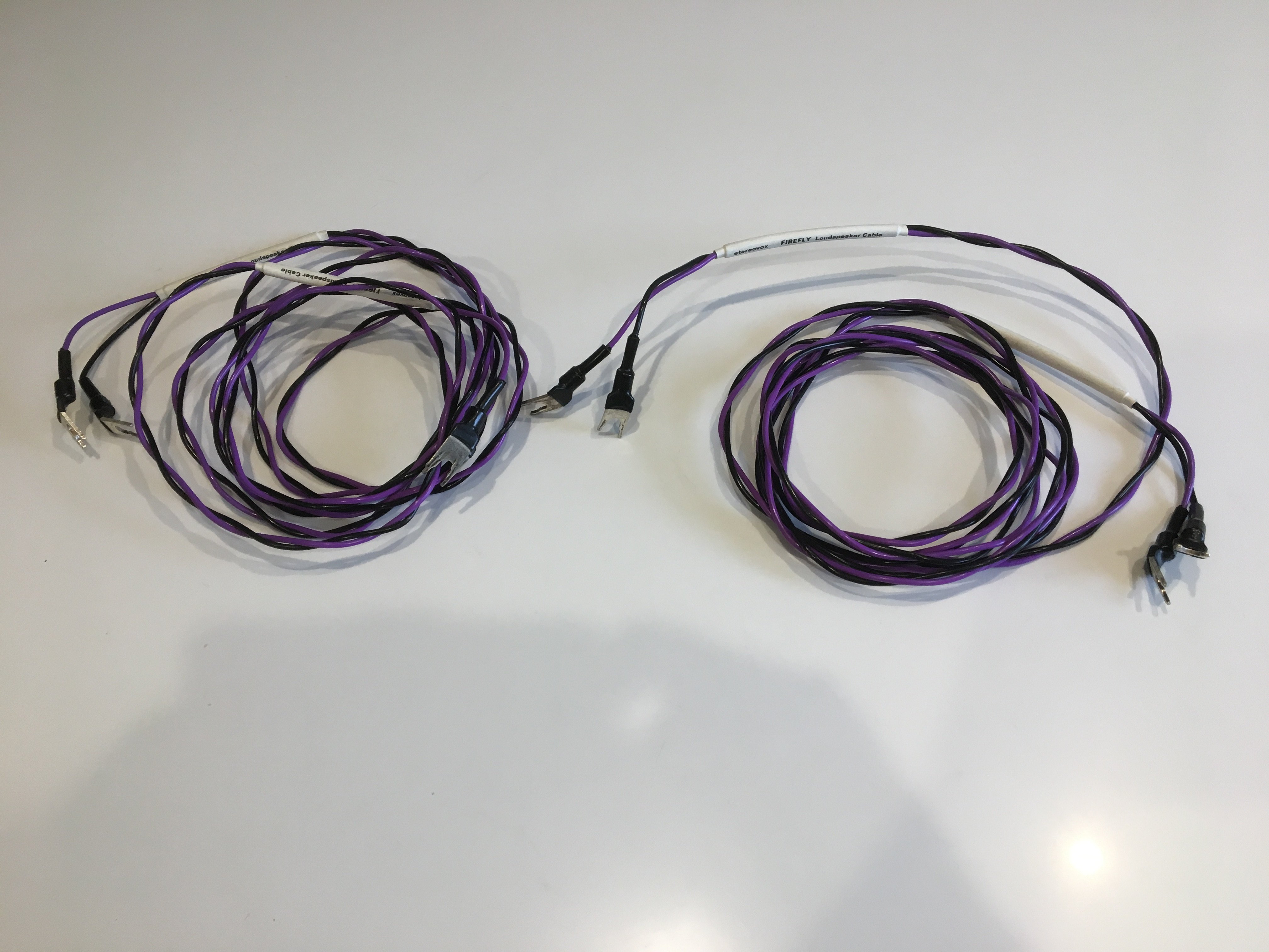 SOLD: FS: STereovox Firefly Speaker cables - Stereo, Home Cinema ...