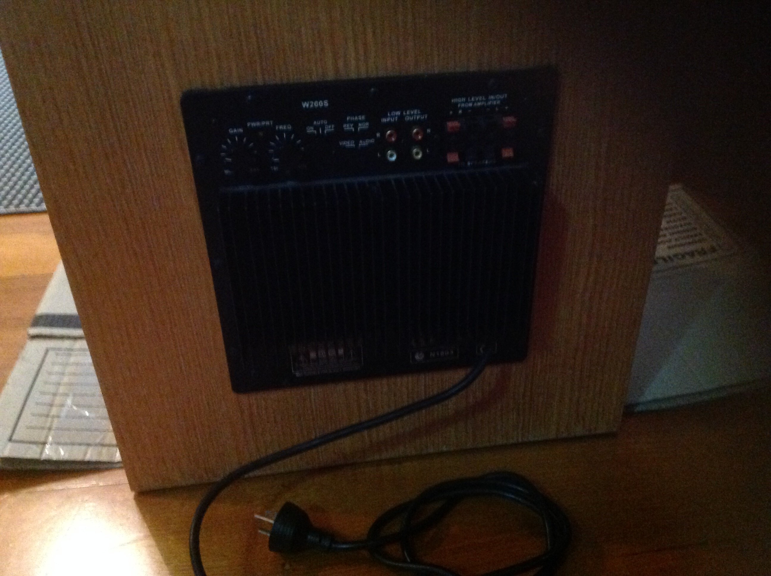 SOLD: FS: Active Subwoofer professionally made by Collin Whatmough ...