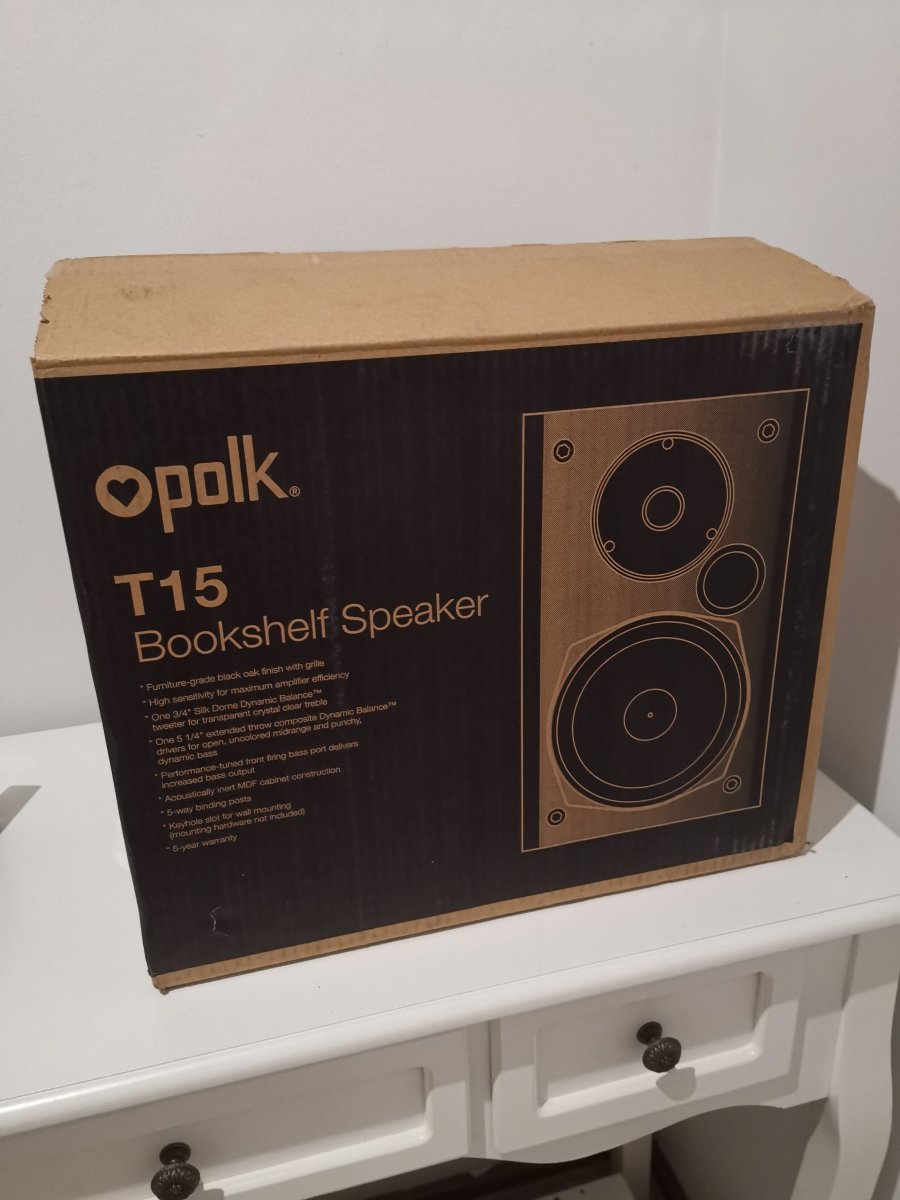 FS: Polk Audio T15 Bookshelf Speakers |﻿ Stereo, Home Cinema ...