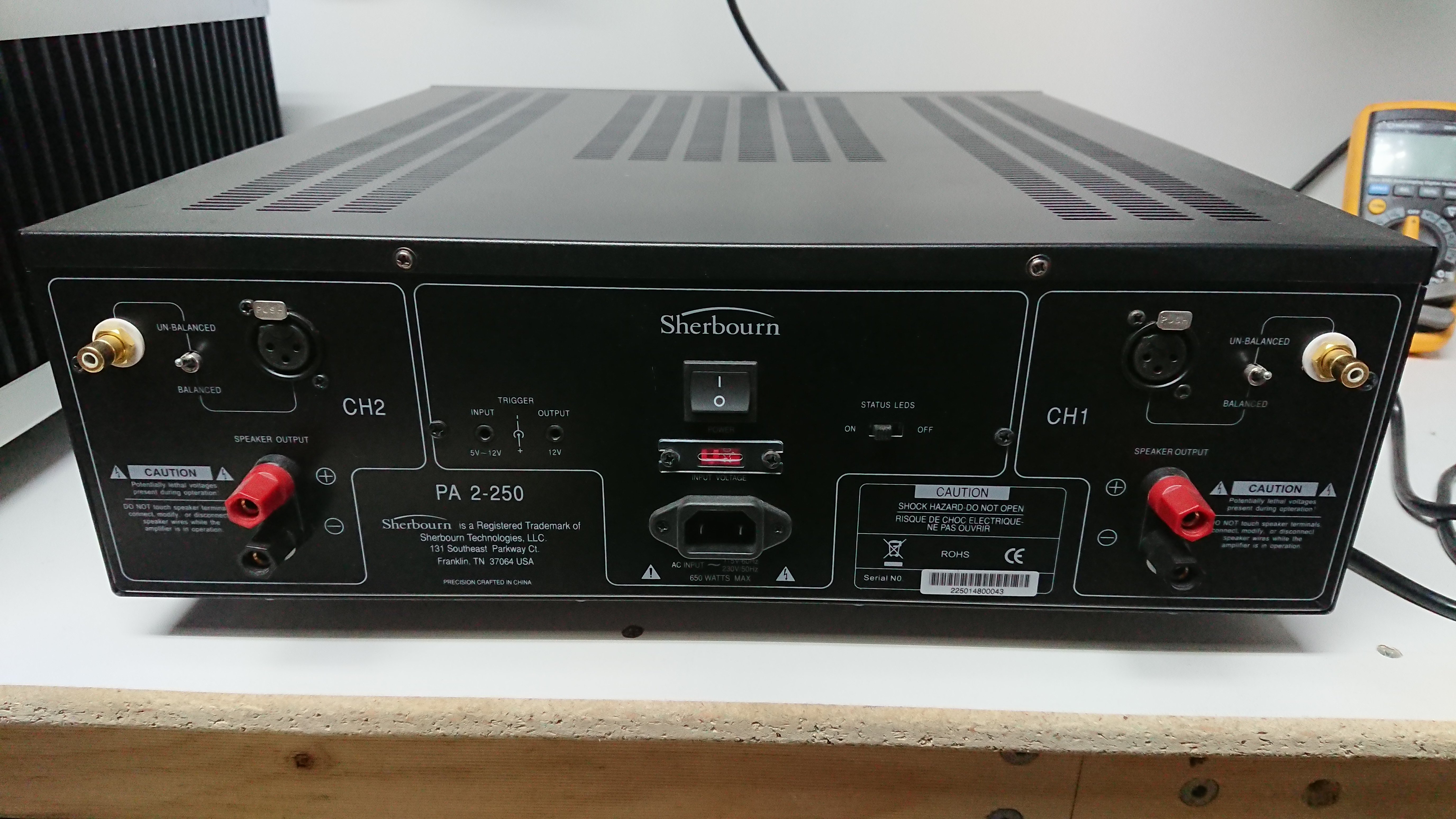 FS: SHERBOURN PA 2-250 POWER AMPLIFER - Stereo, Home Cinema, Headphones ...