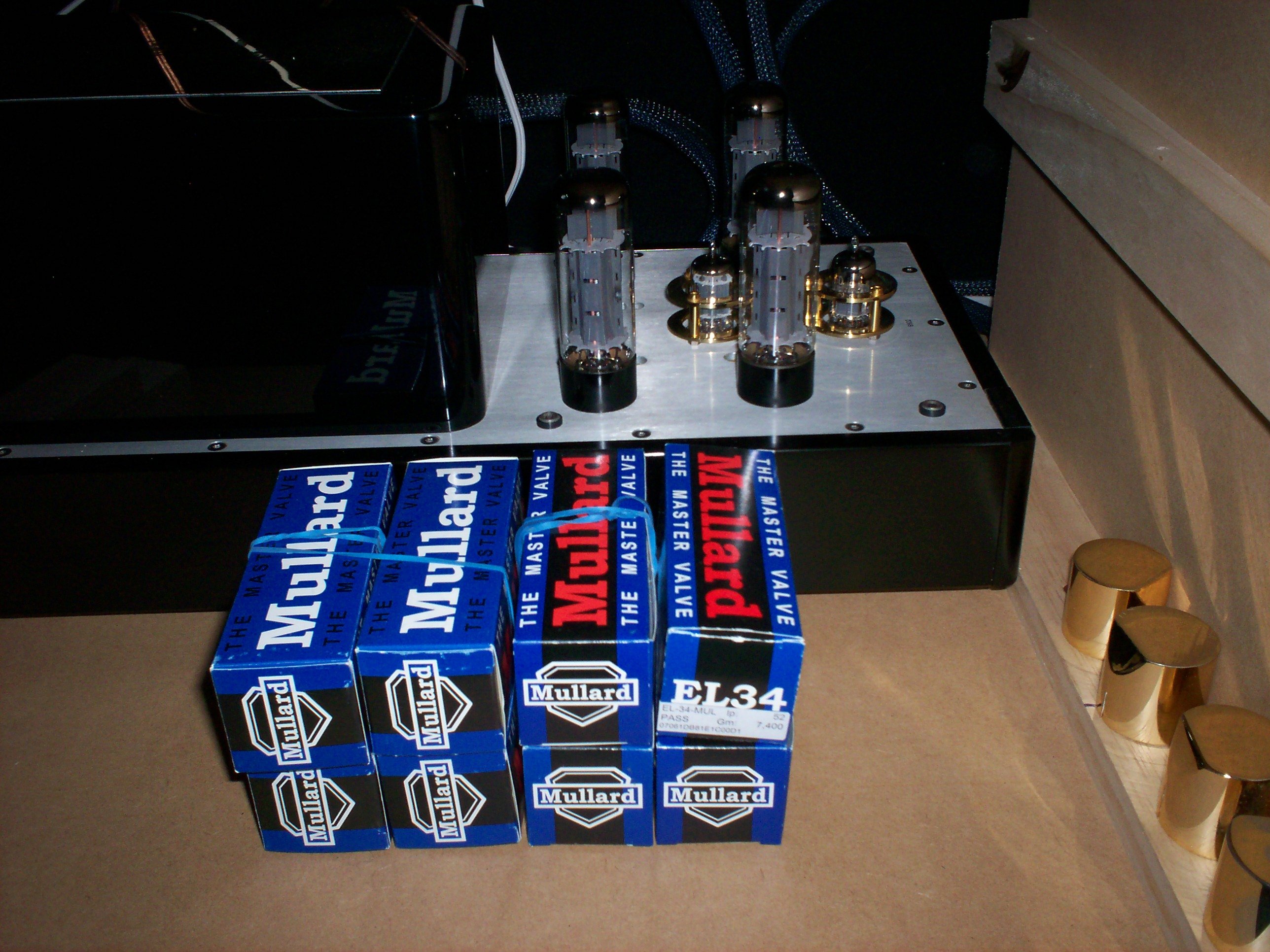 SOLD: fs nelson audio el34 tube monoblock amps - Stereo, Home Cinema ...