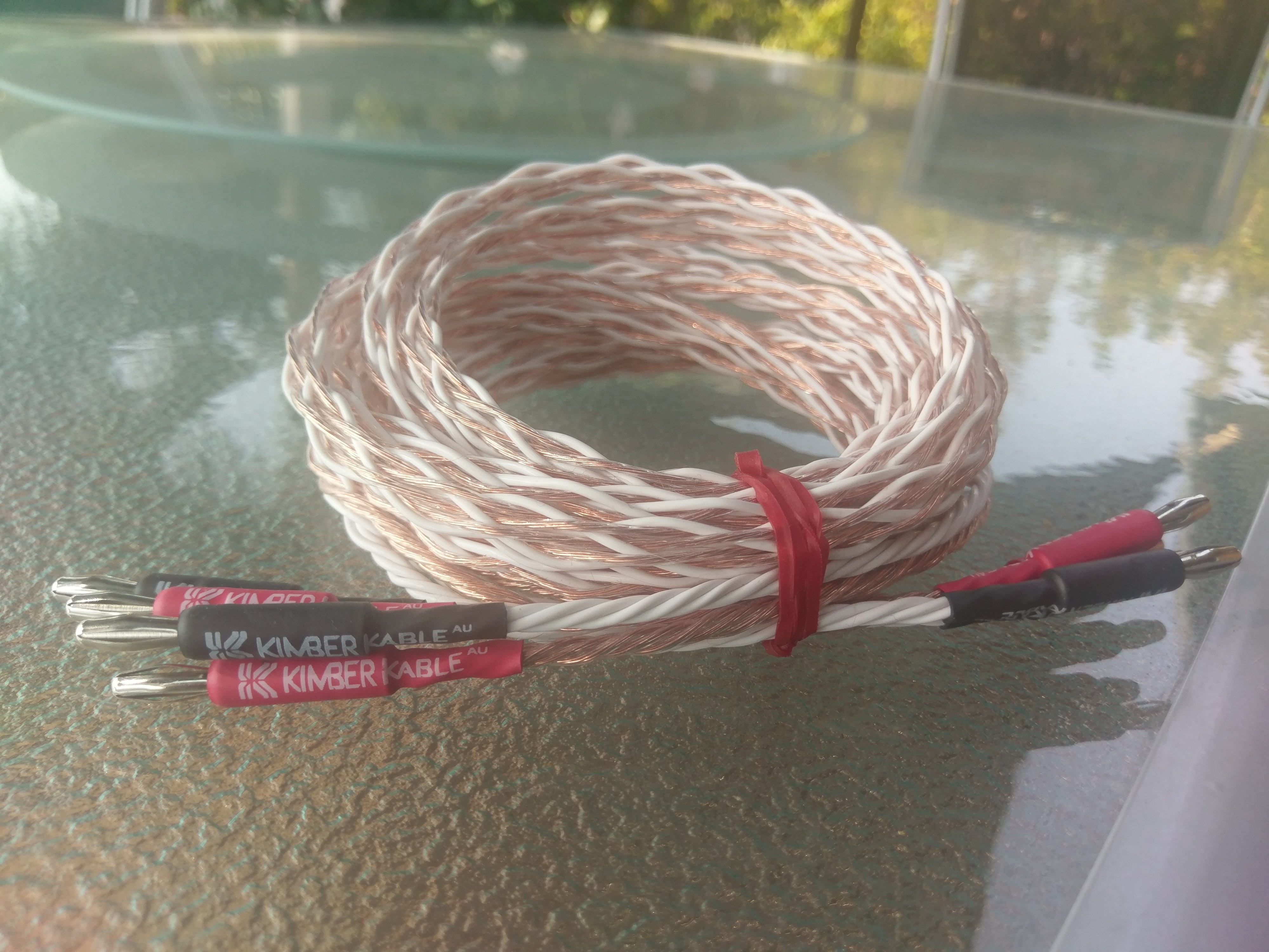 SOLD: Kimber Kable 4TC 2.2m banana plugs |﻿ Stereo, Home Cinema ...