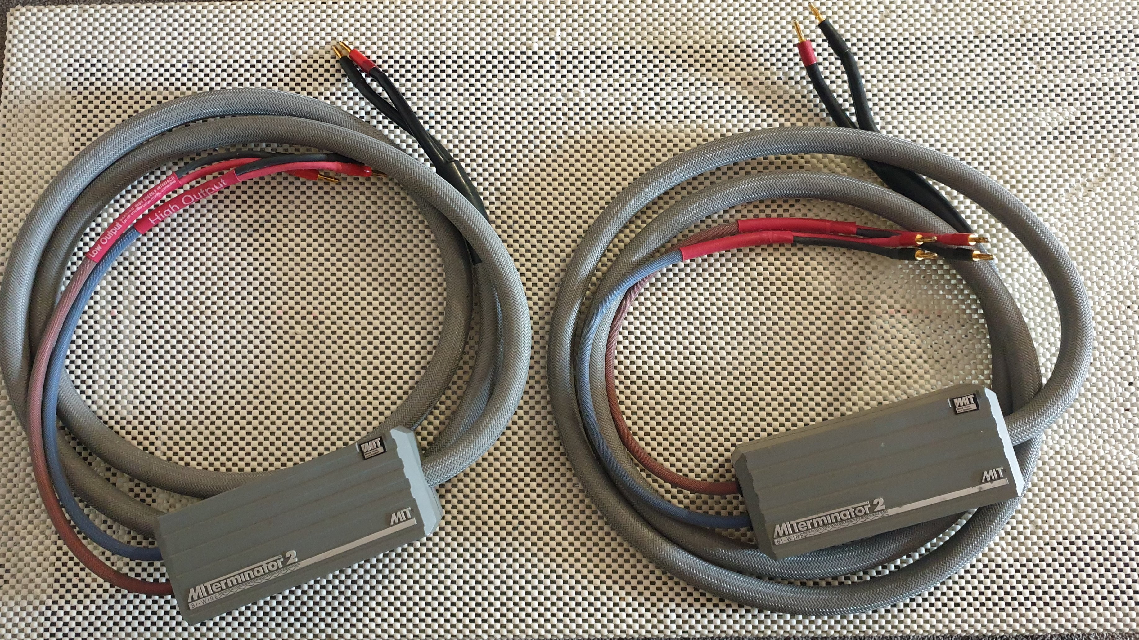SOLD: FS: MIT Terminator 2 Bi-wire 3m Speaker Cable Pair - Stereo, Home ...