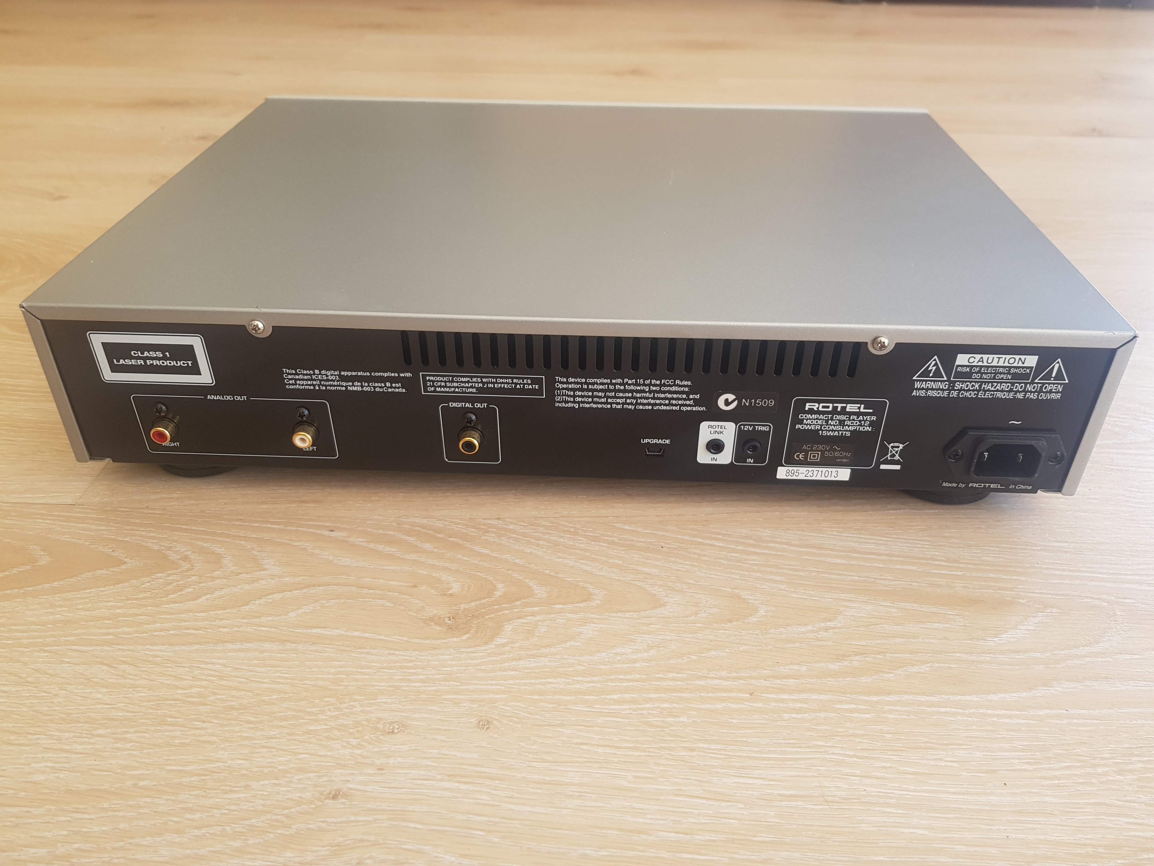 SOLD: FS: Rotel RCD-12 CD Player - Stereo, Home Cinema, Headphones ...