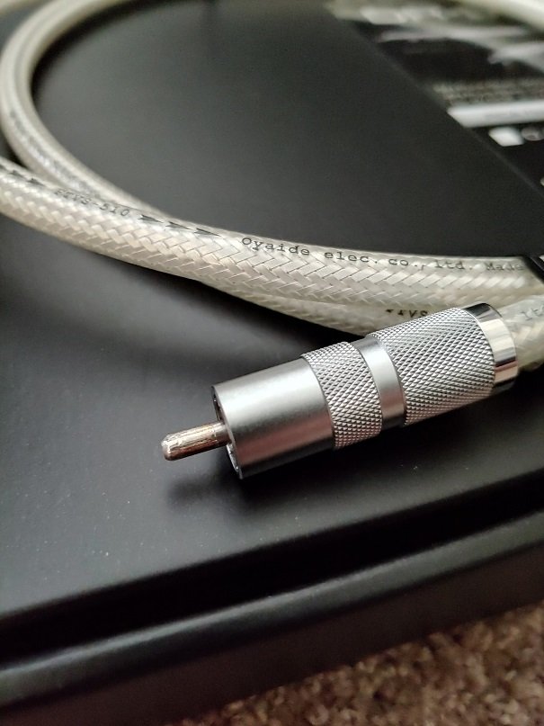 SOLD: FS: Oyaide DR-510 5n Pure Silver 1.3m RCA Digital Coax Cable ...
