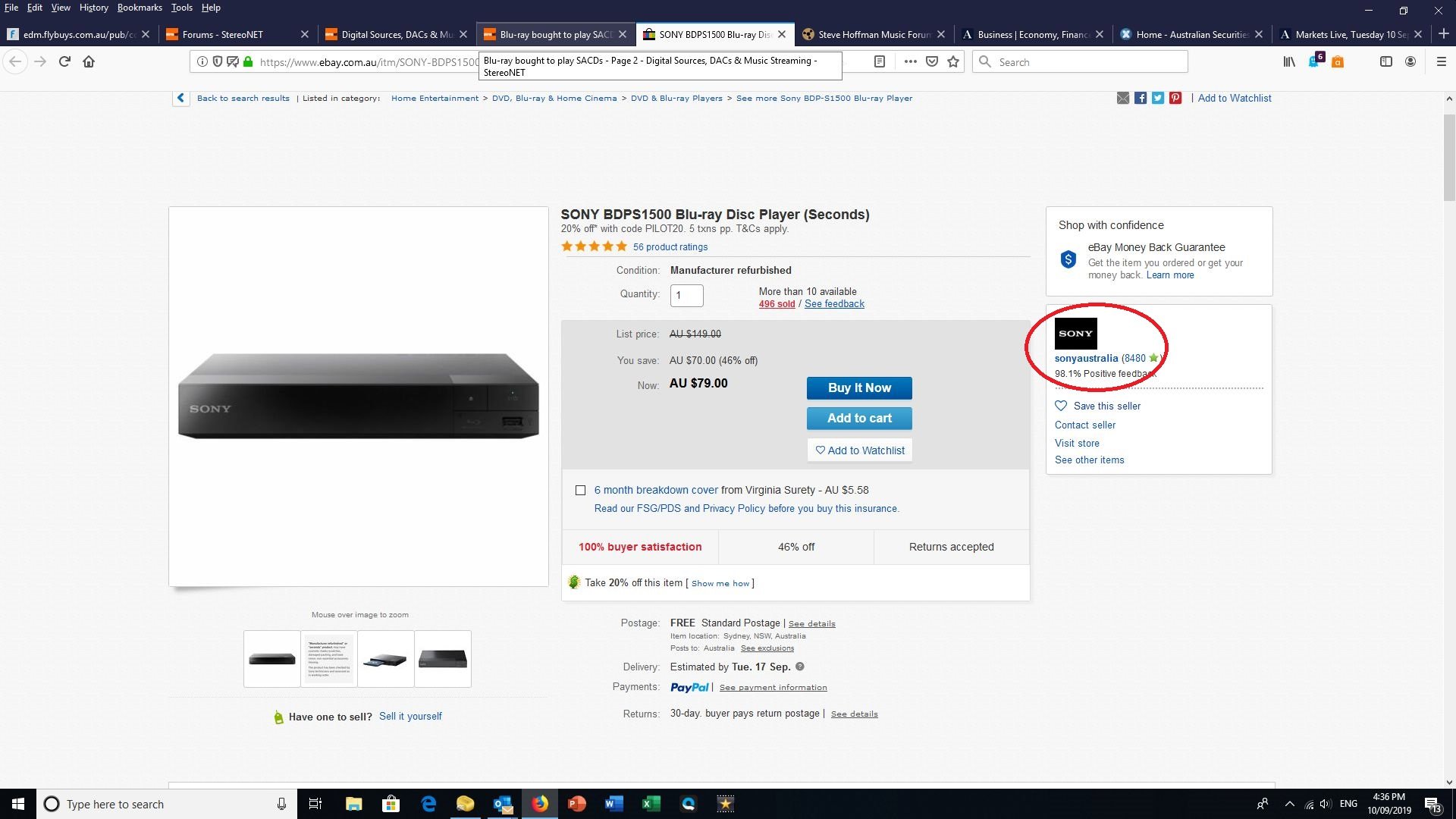 Blu-ray bought to play SACDs - Digital Sources, DACs, and Computer ...