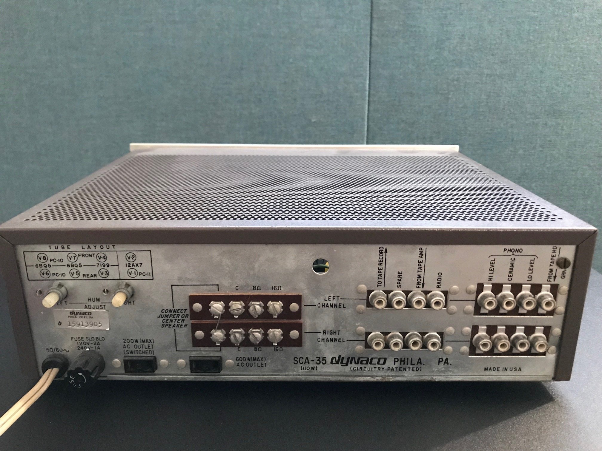 FS: Dynaco SCA-35 Tube Integrated Amp - Stereo, Home Cinema, Headphones ...