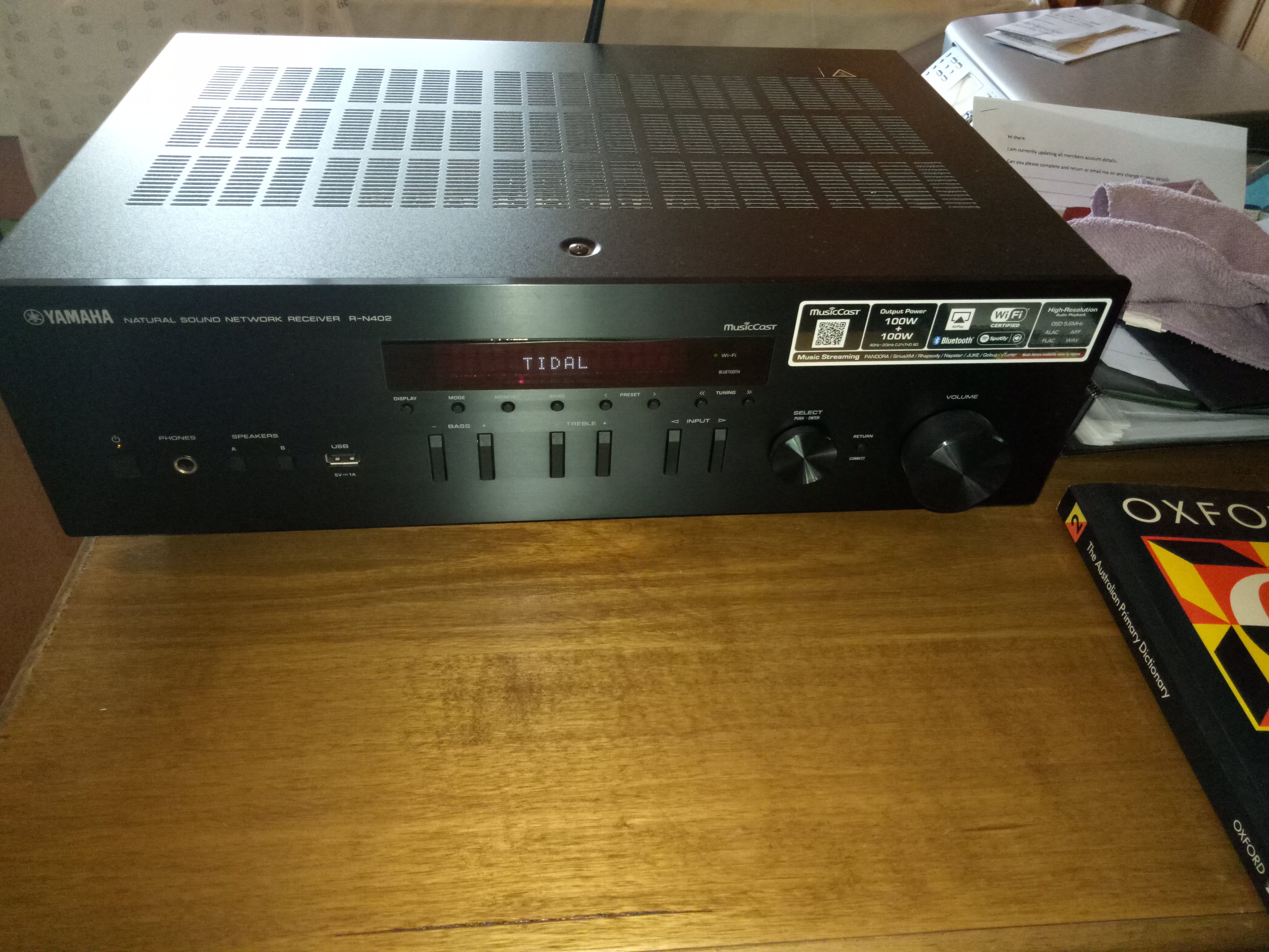 FS: Yamaha Network Reciever R-N402 (Black) - Stereo, Home Cinema ...