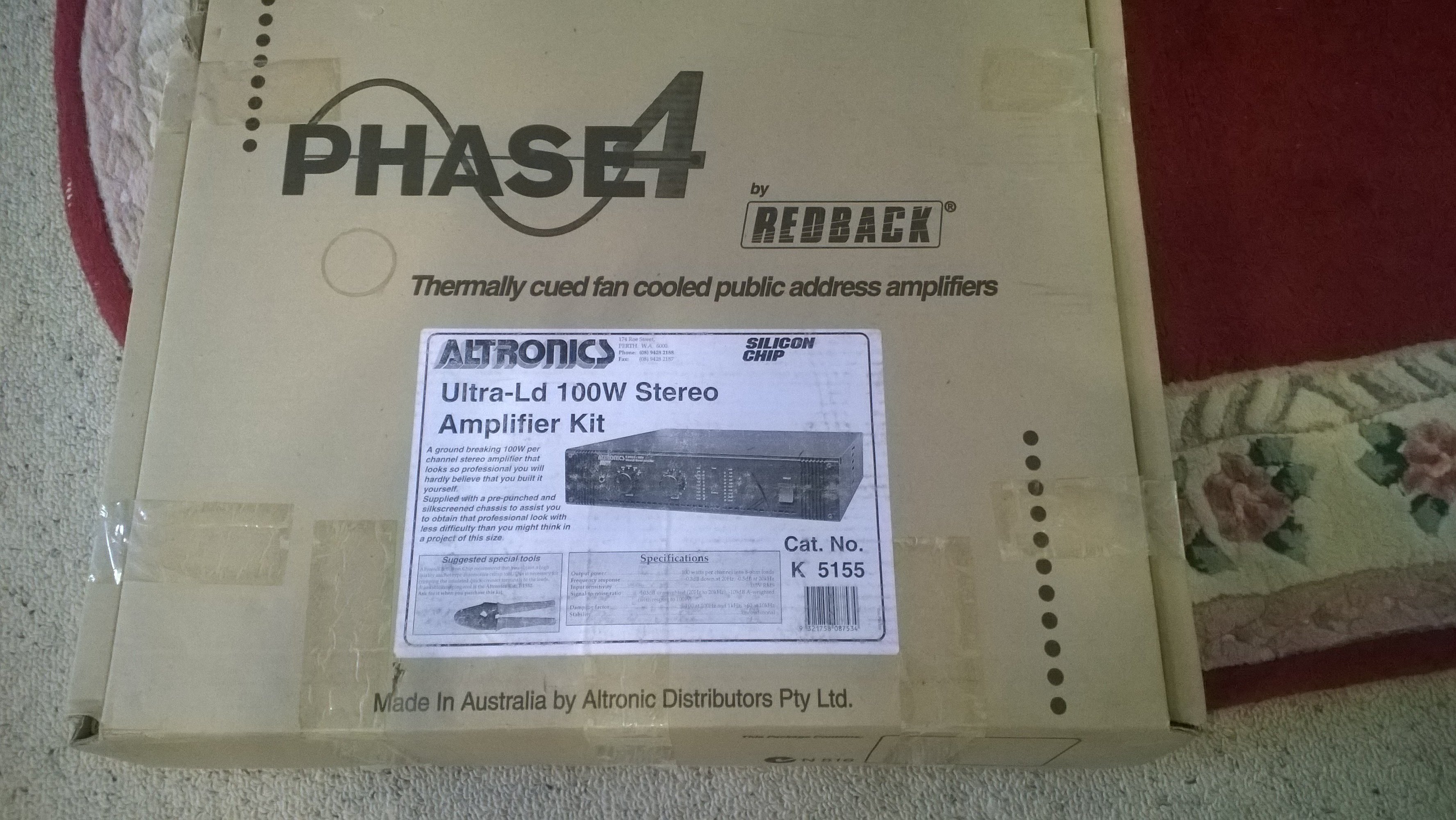 Ultra LD 100 watts stereo amp silicon chip KIT - Stereo, Home Cinema ...