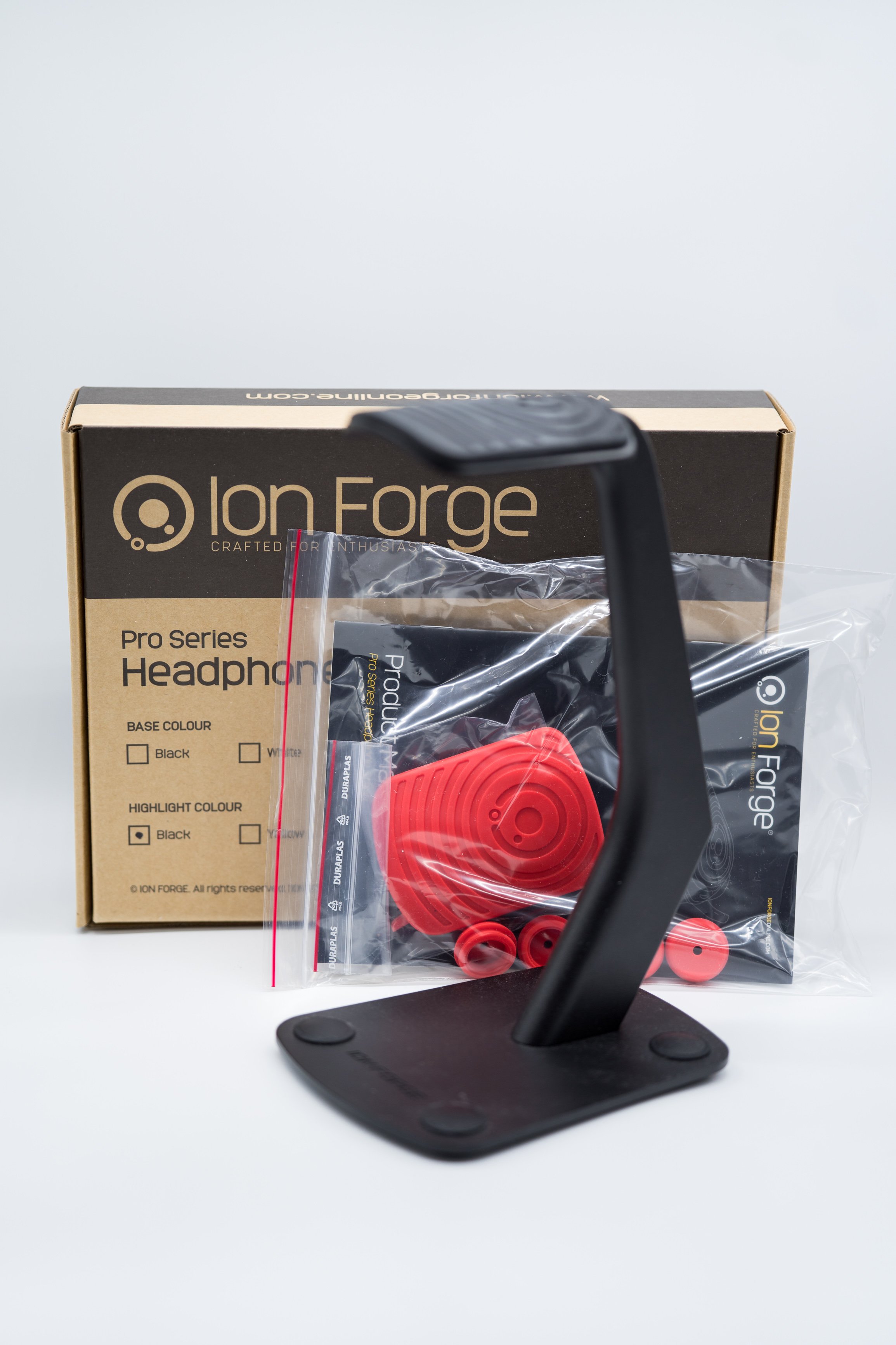 FS: Ion Forge Headphone stand. Blk accents as well as Red Accents. As ...