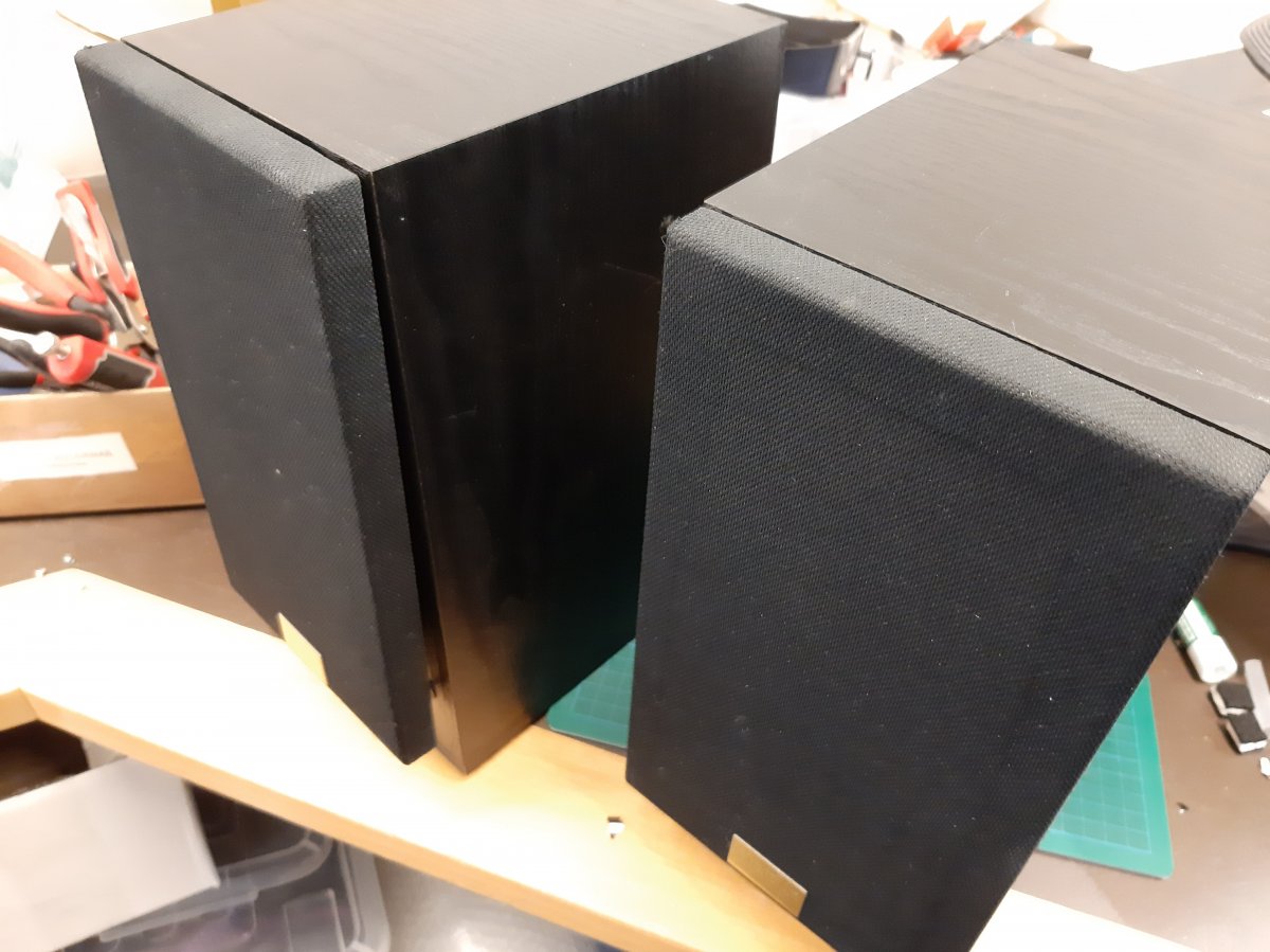 FS: Pair Interdyn black PeeWee bookshelf speakers - Stereo, Home Cinema ...