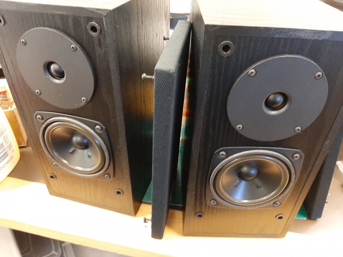 FS: Pair Interdyn black PeeWee bookshelf speakers - Stereo, Home Cinema ...