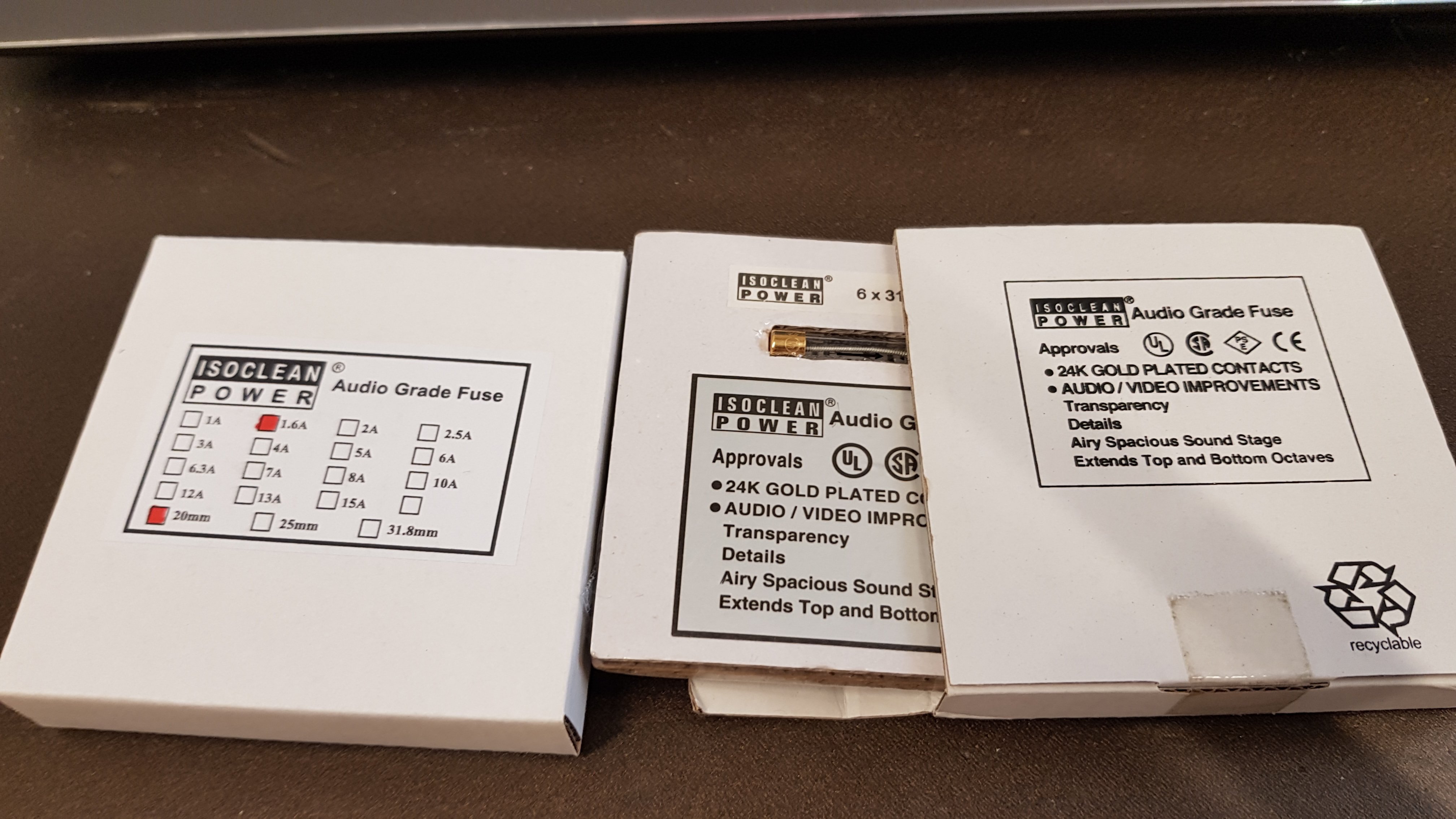 FS: Isoclean POWER Audio Grade Fuse X2 - Stereo, Home Cinema ...