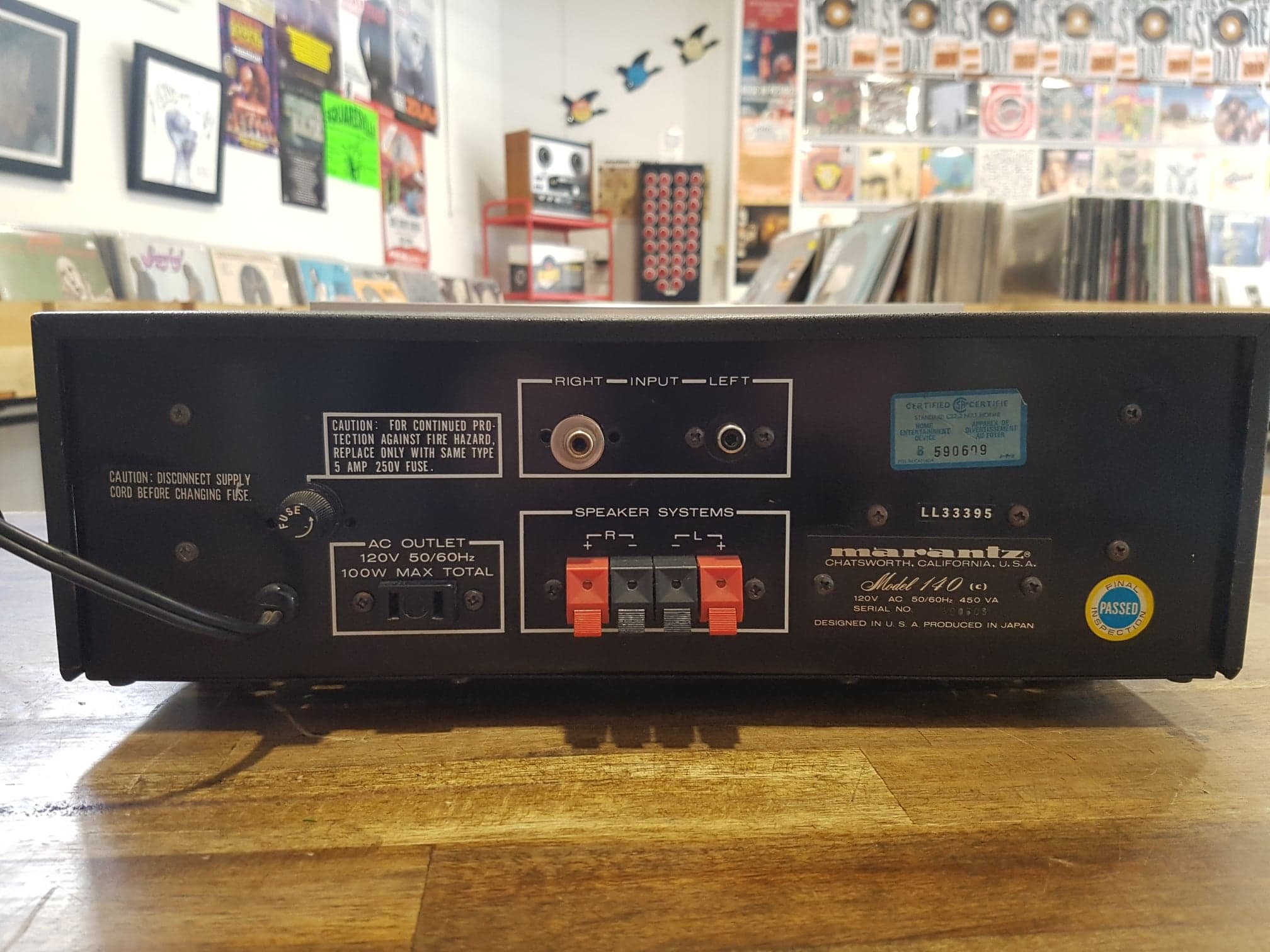 FS: Marantz Model 140 Power Amplifier - Stereo, Home Cinema, Headphones ...