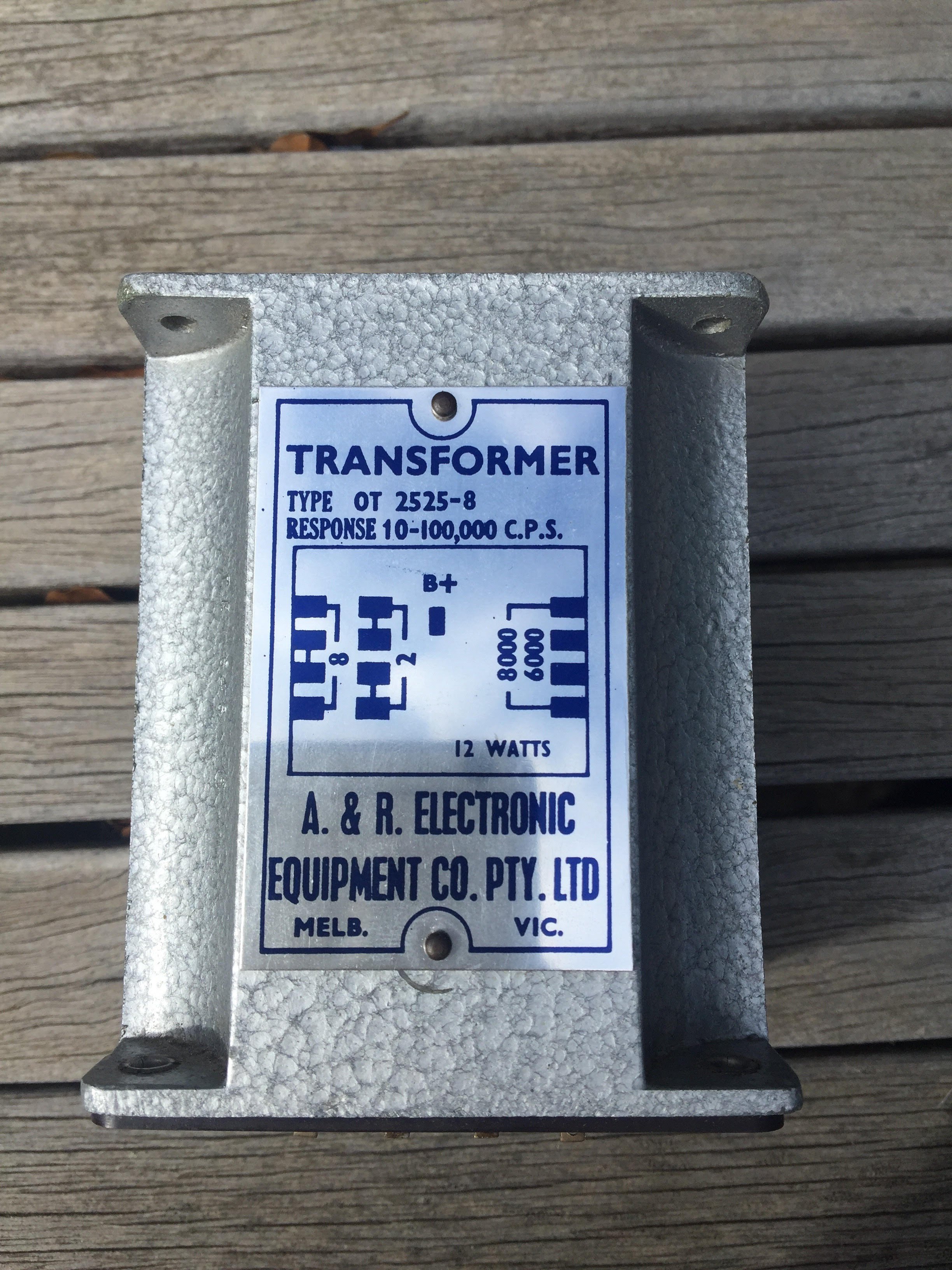 SOLD: Mullard 5-10 Monoblock Pair Project - A&R (Melb.) Transformers ...