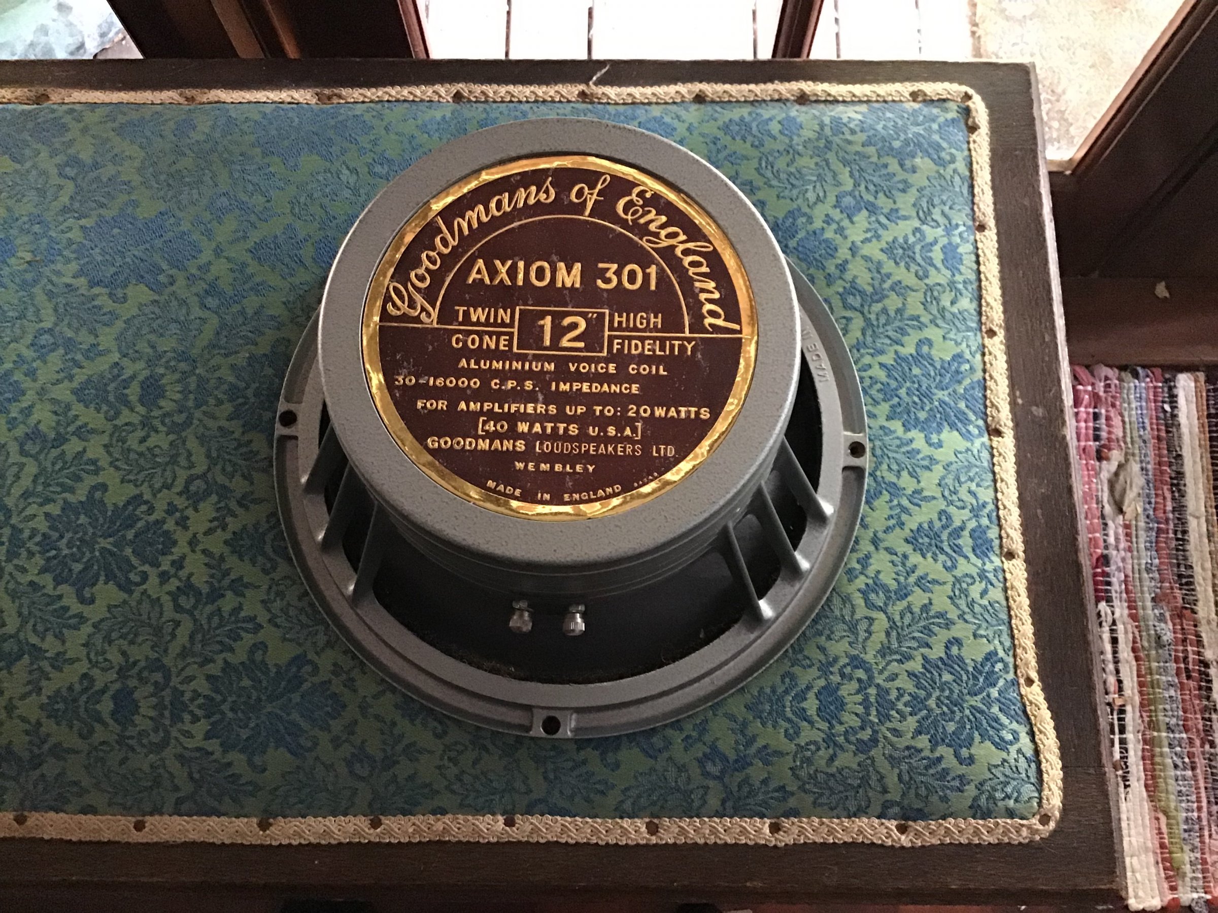 12” Goodmans Axiom 301 driver plus extras - Stereo, Home Cinema ...