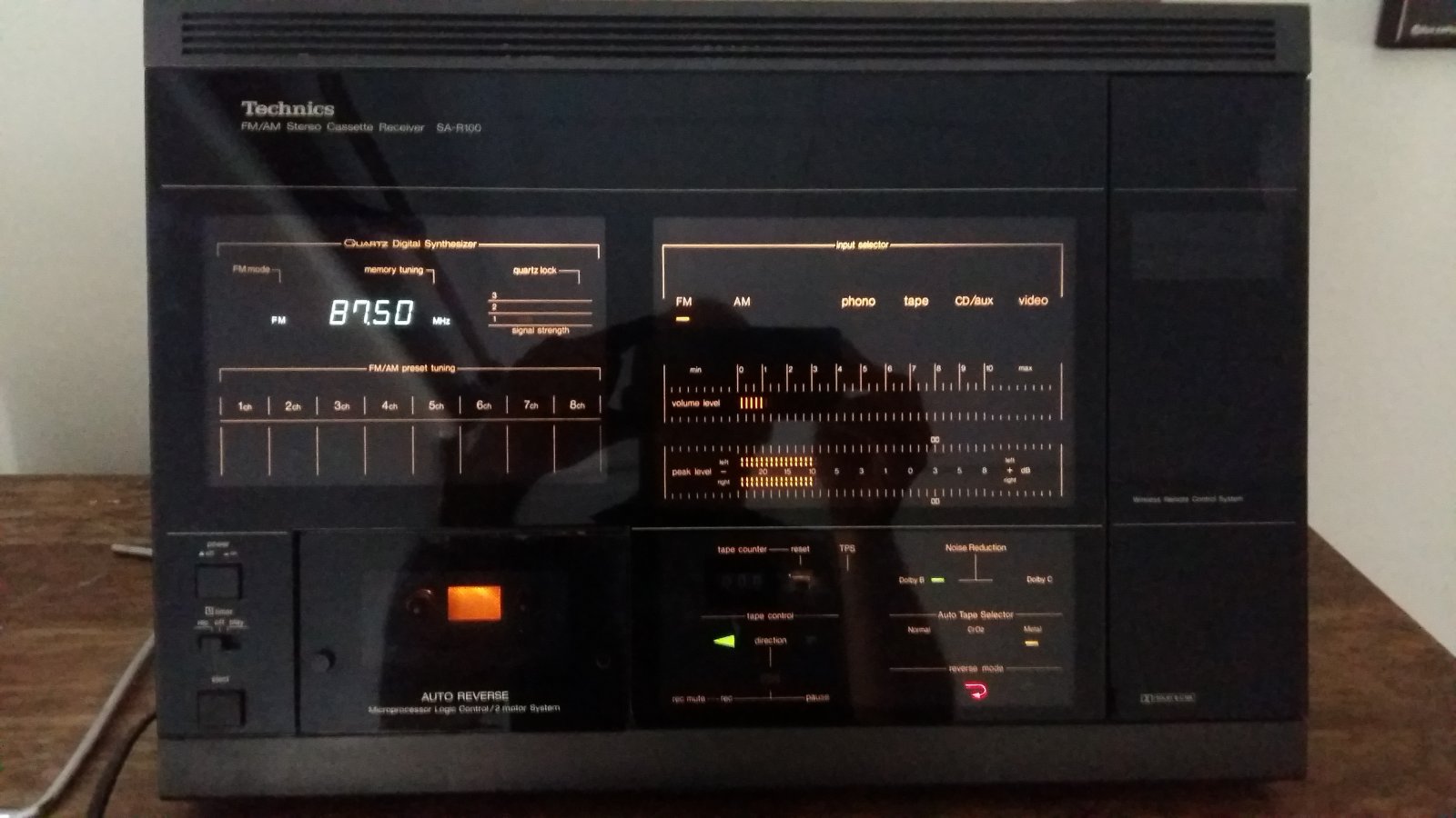 FS: Rare Technics SA-R100 Stereo AM/FM Receiver Cassette (without Flat ...
