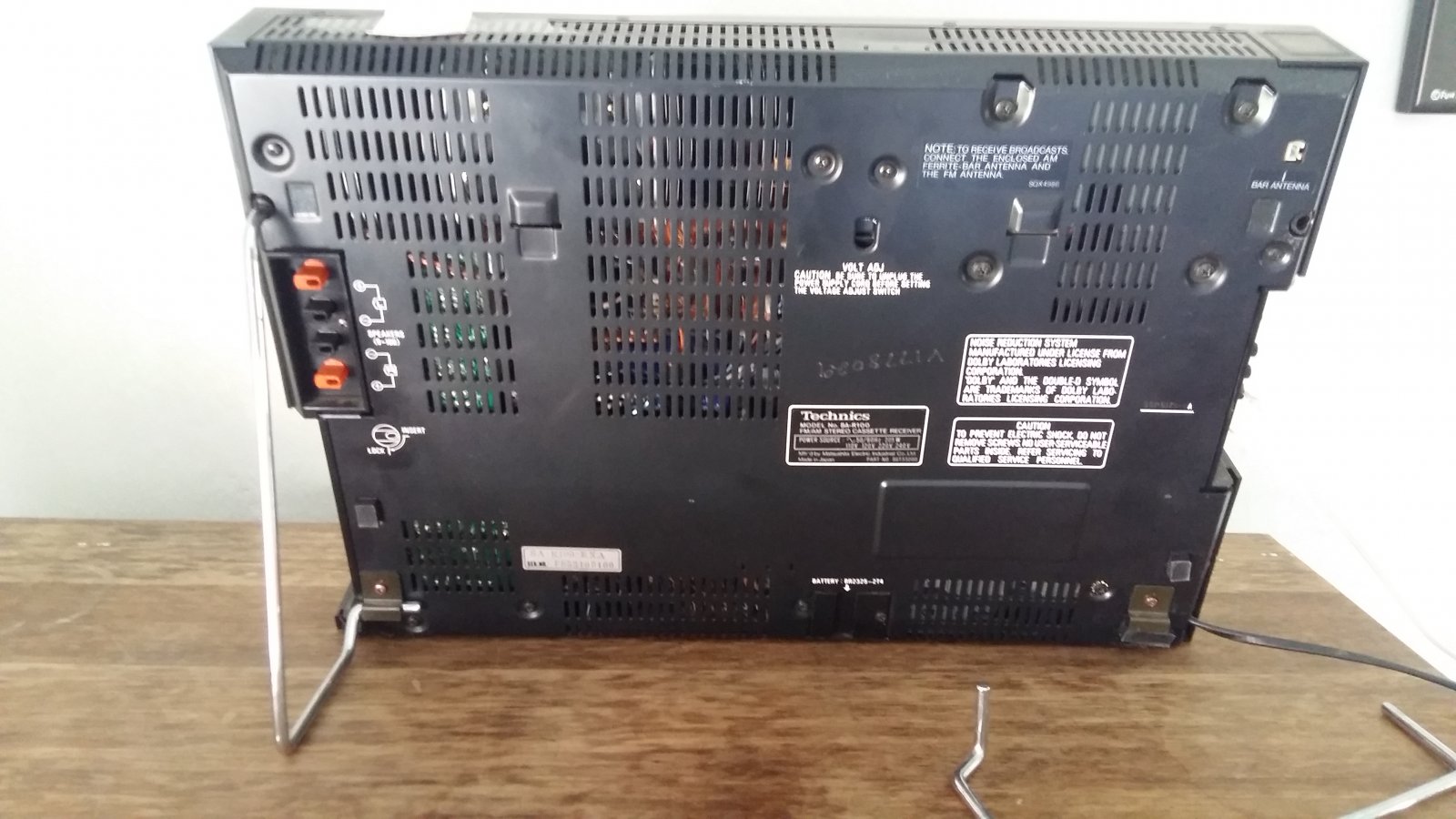 FS: Rare Technics SA-R100 Stereo AM/FM Receiver Cassette (without Flat ...