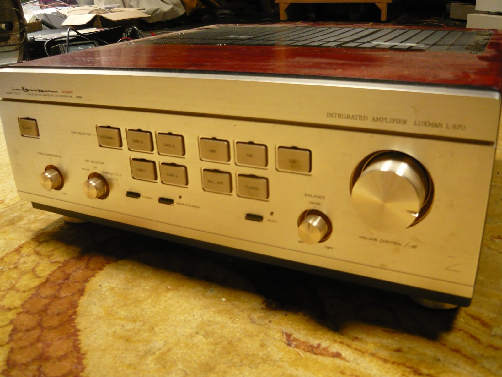 LUXMAN L-570 Class A Integrated Amplifier - Stereo, Home Cinema ...