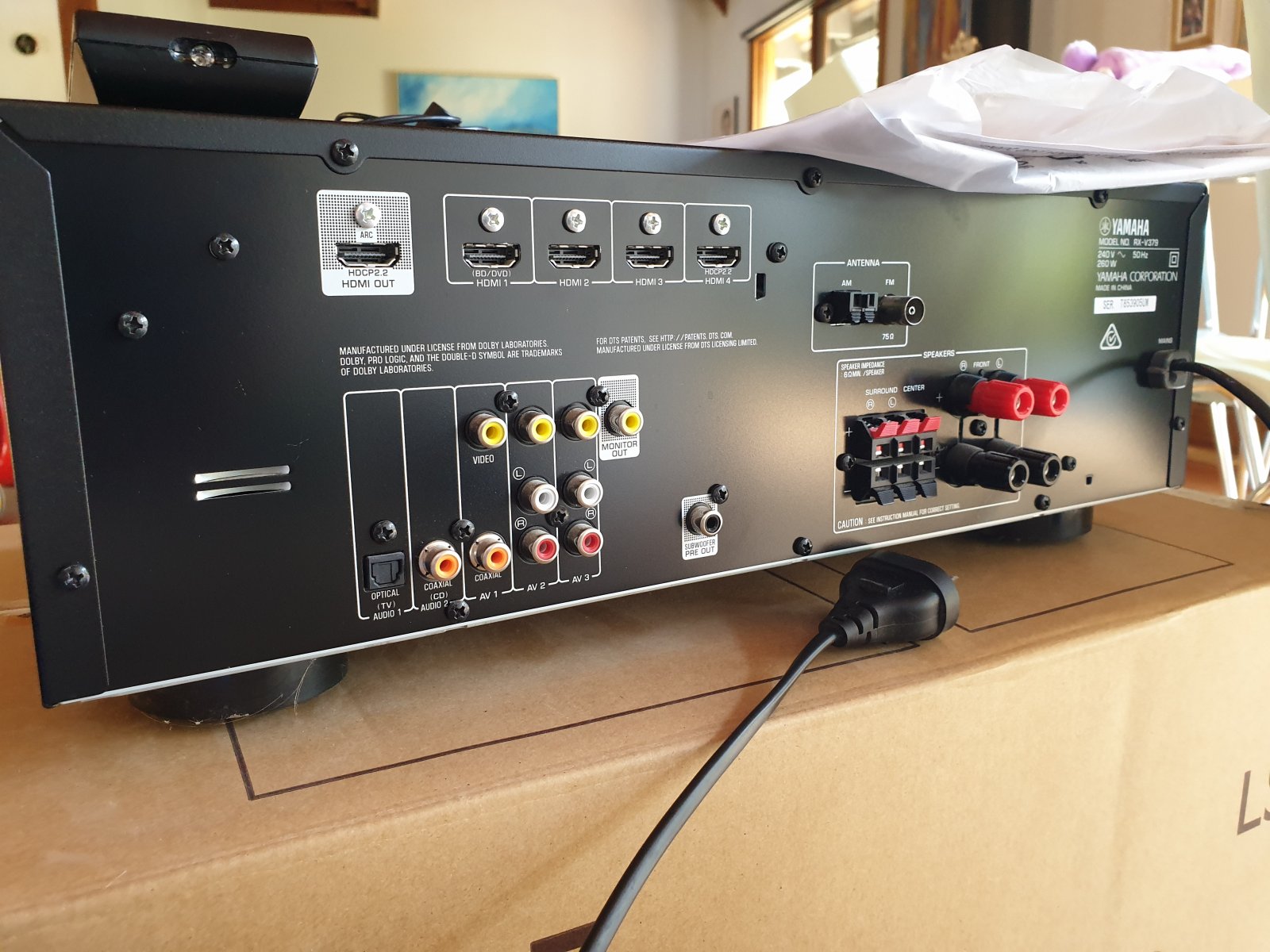 FS: Yamaha RX-V379 Receiver - Hi-Fi and Cinema Cables & Accessories ...