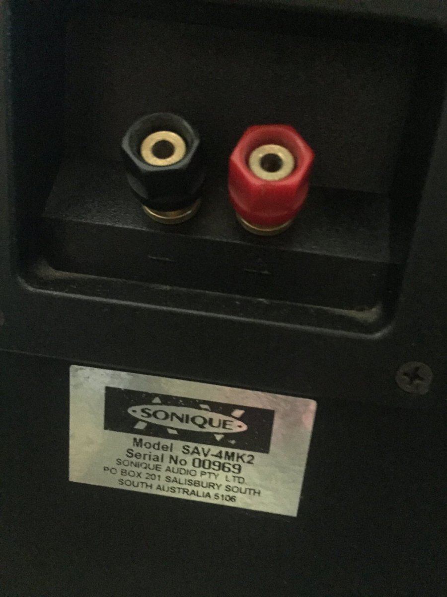 FS: Sonique Sav-4 mkii Floor stand speakers - Stereo, Home Cinema ...