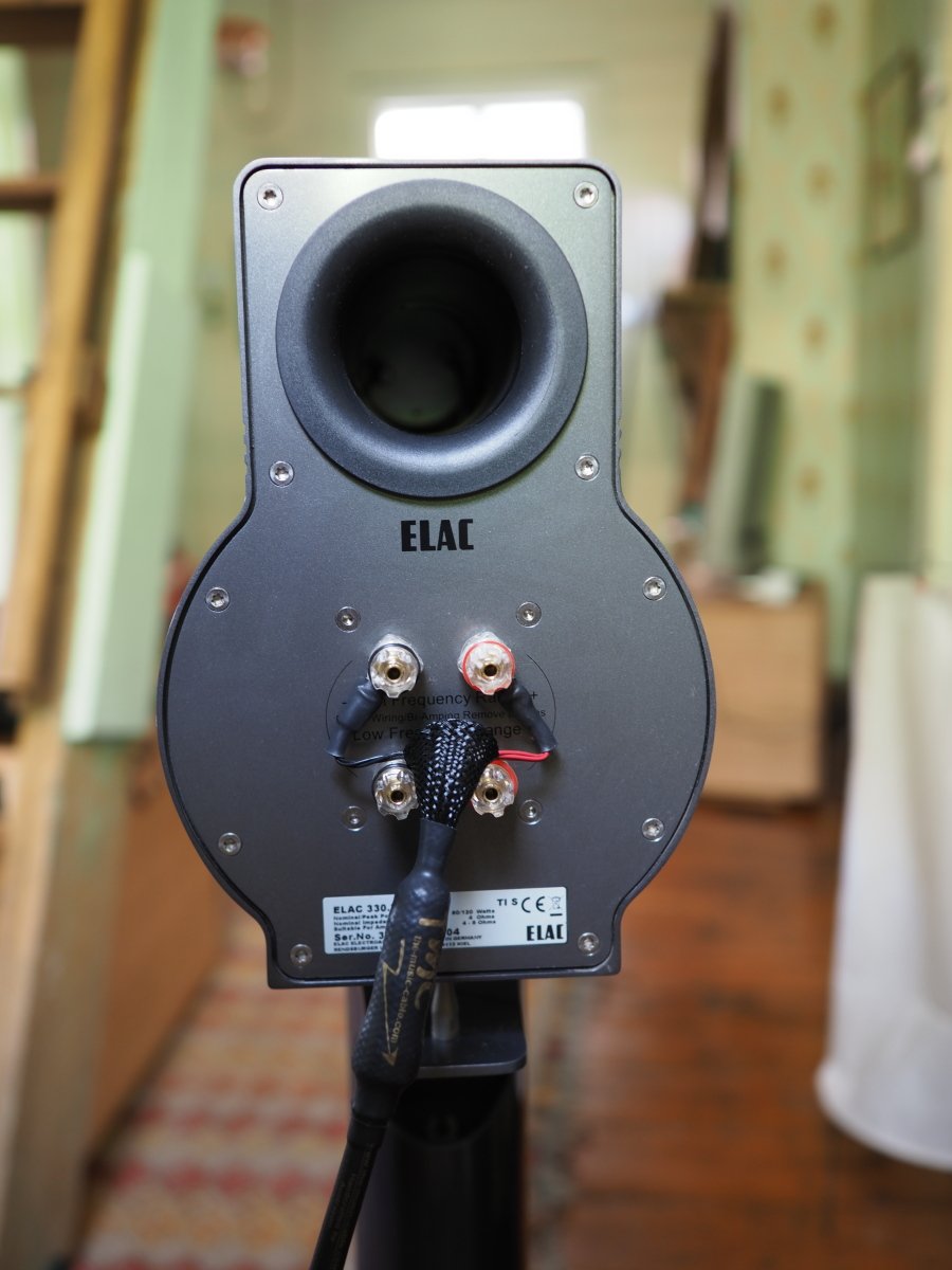 SOLD: ELAC 330.3 JET Speakers with original stands - Stereo, Home ...