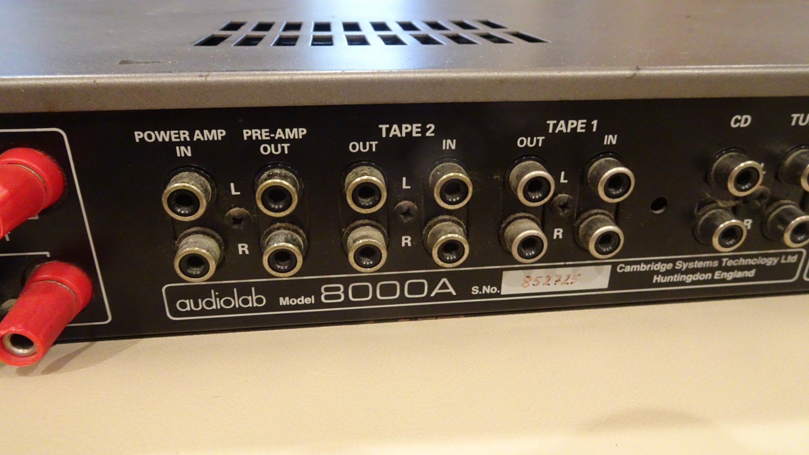 SOLD: Audiolab 8000A Integrated Amplifier - Stereo, Home Cinema ...